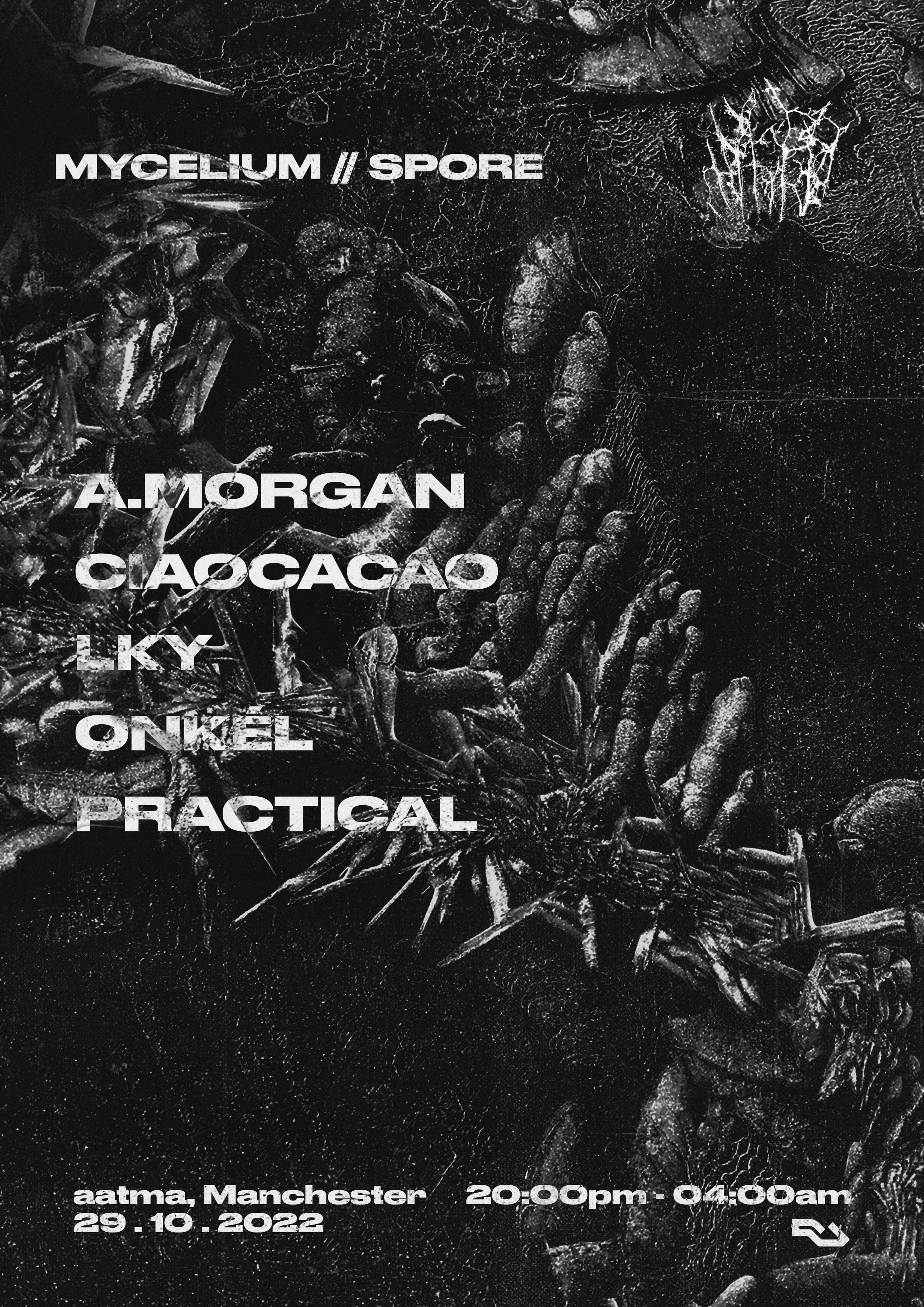 Mycelium presents // Spore bei Aatma, Manchester