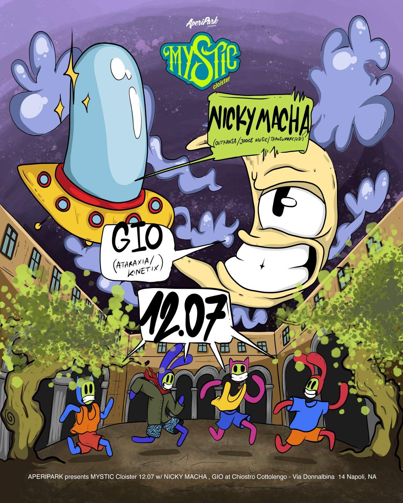 MYSTIC CLOISTER VOL II at Chiostro Don Orione Piccolo Cottolengo, Naples