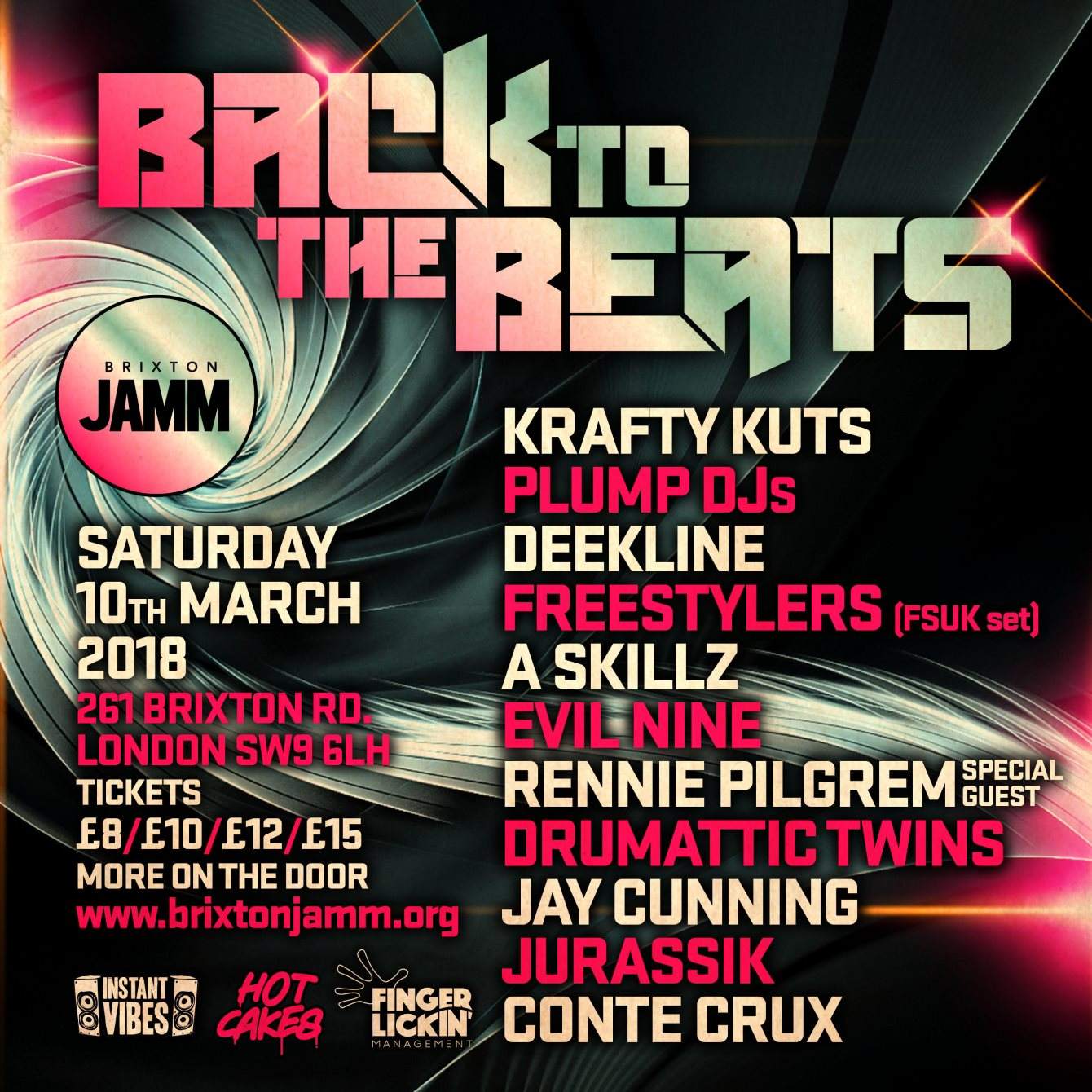 Back To The Beats: Krafty Kuts, Plump DJs, Freestylers, Deekline, A ...