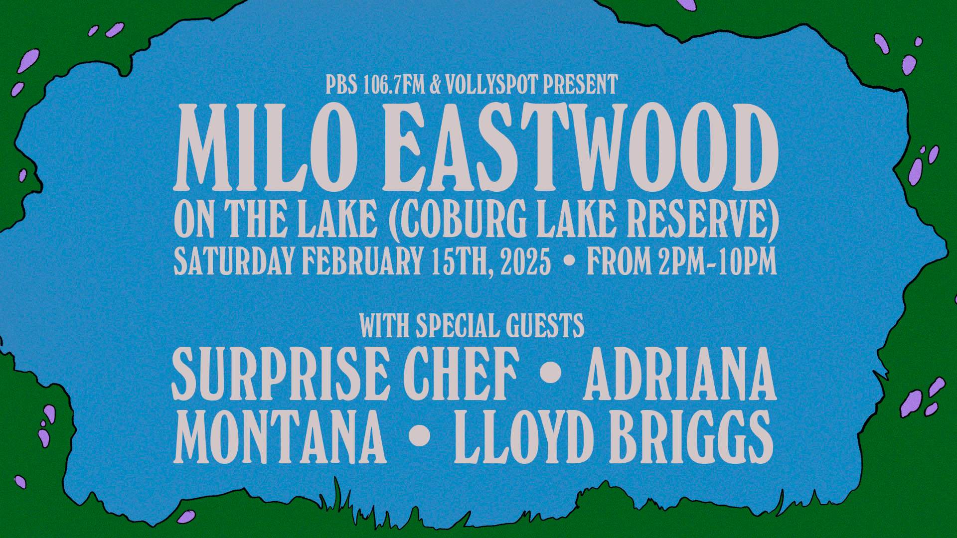 Milo Eastwood: On The Lake at TBA - Coburg Lake Reserve, Melbourne
