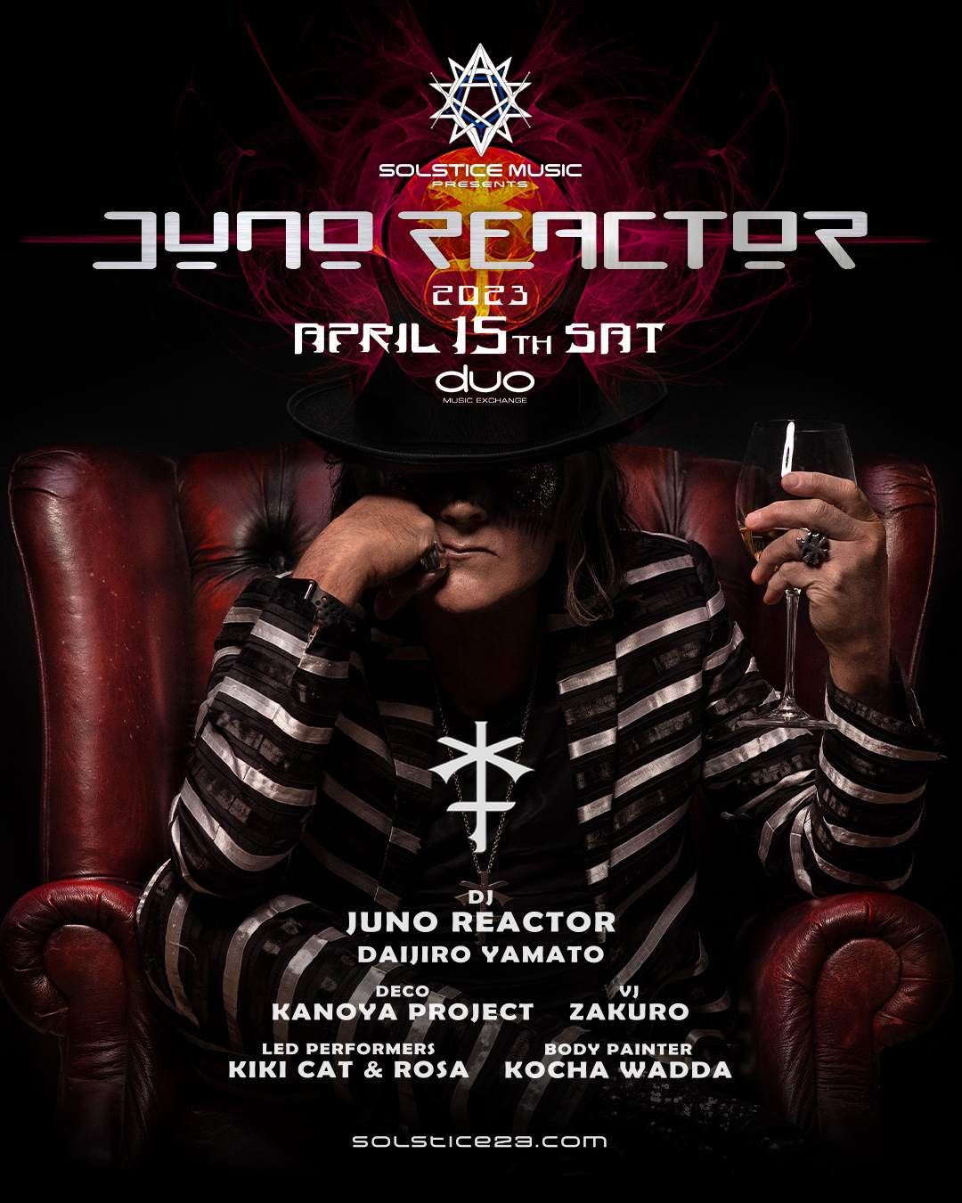 SOLSTICE MUSIC presents: JUNO REACTOR em duo Music Exchange, Tokyo