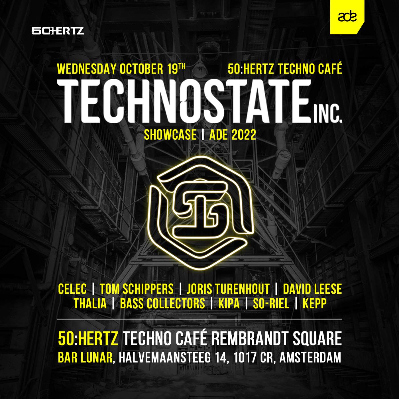 Technostate Inc. Showcase - ADE 2022 at Bar Lunar, Amsterdam