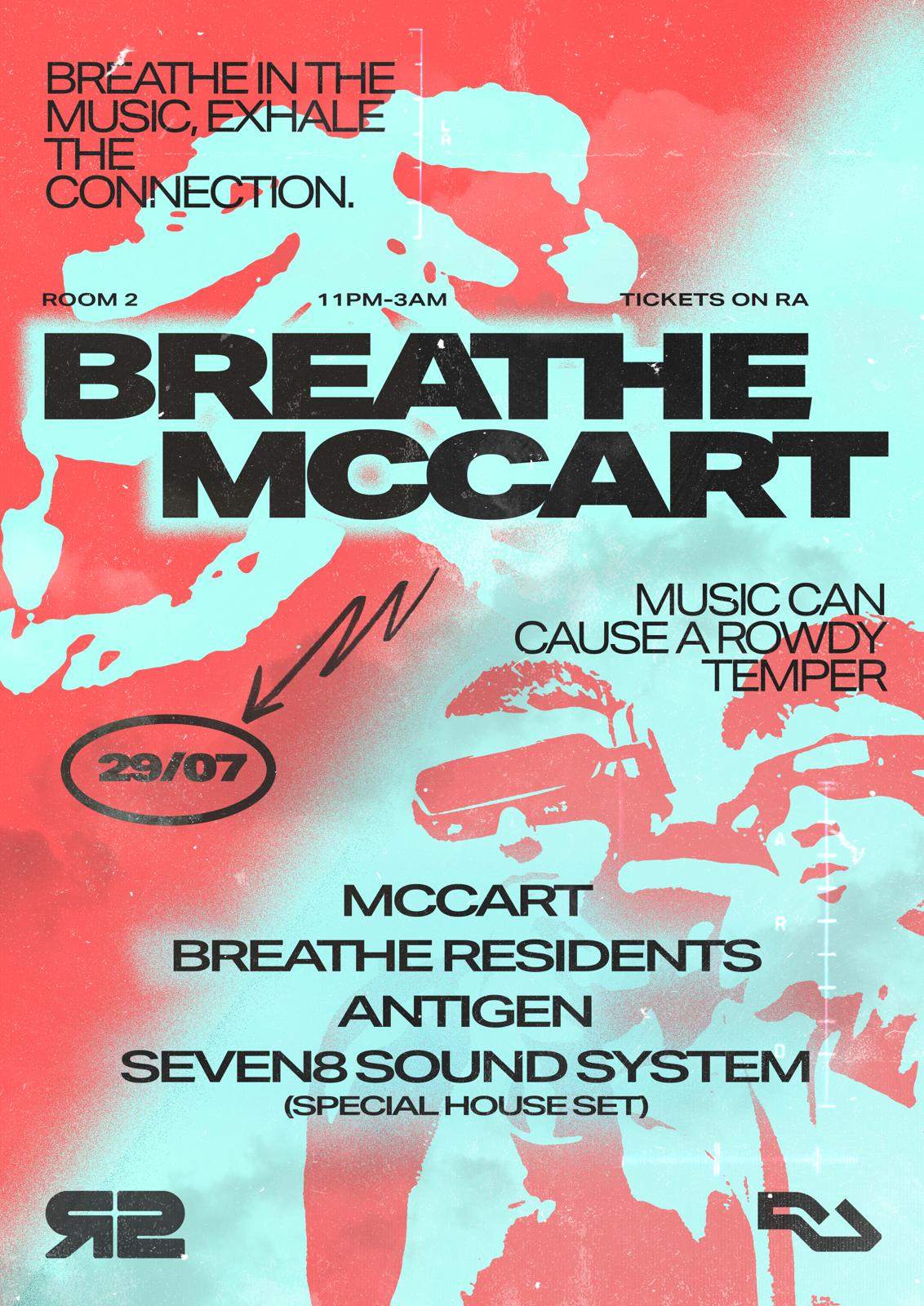 BREATHE X McCart at Room 2 Glasgow, Glasgow
