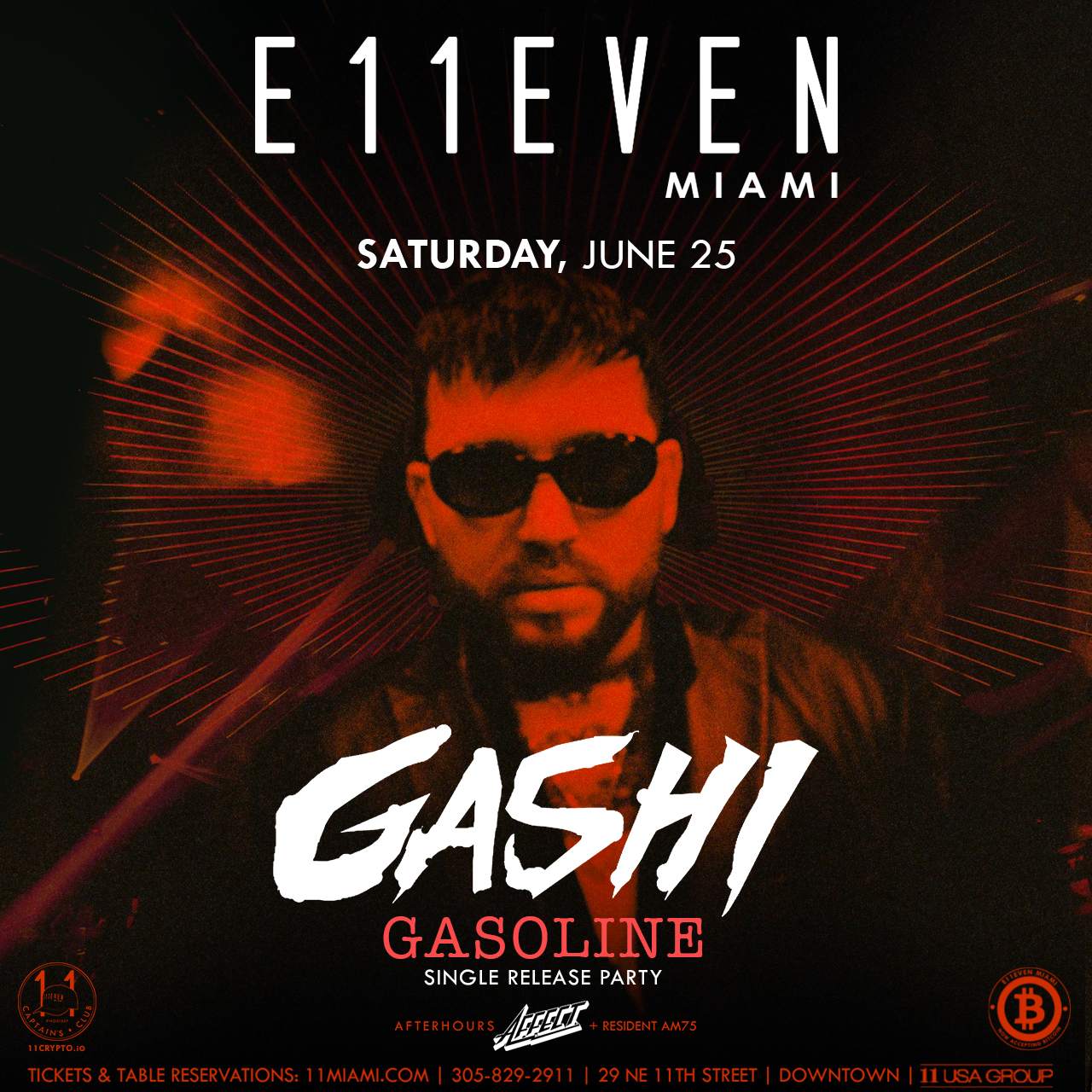 Gashi en E11EVEN MIAMI & ROOFTOP, Miami