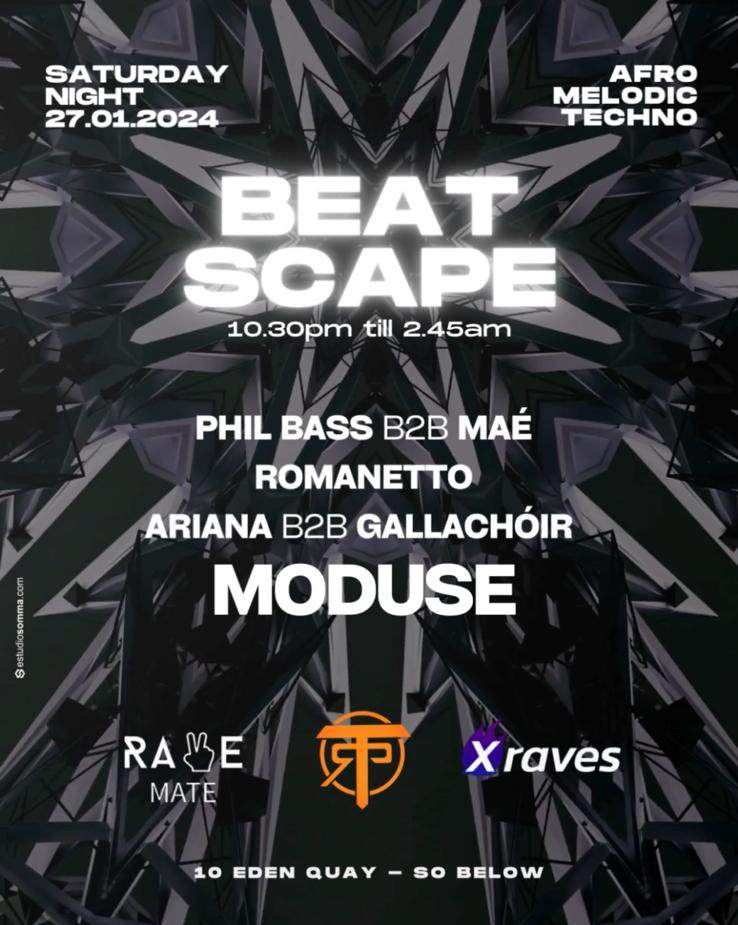 So Below presents: BEATSCAPE en So Below Club, Dublin