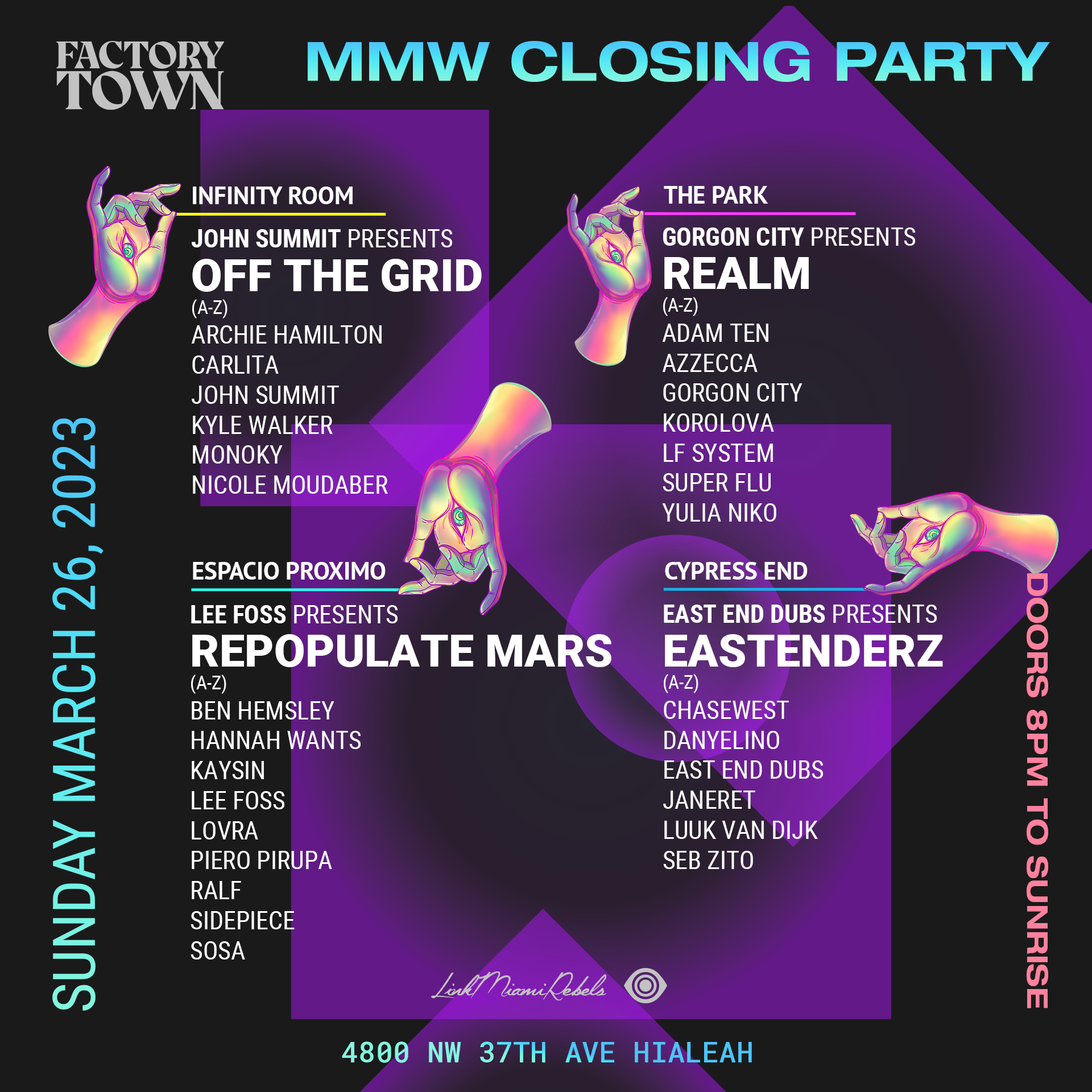 MMW Closing at Factory Town at Factory Town, Miami