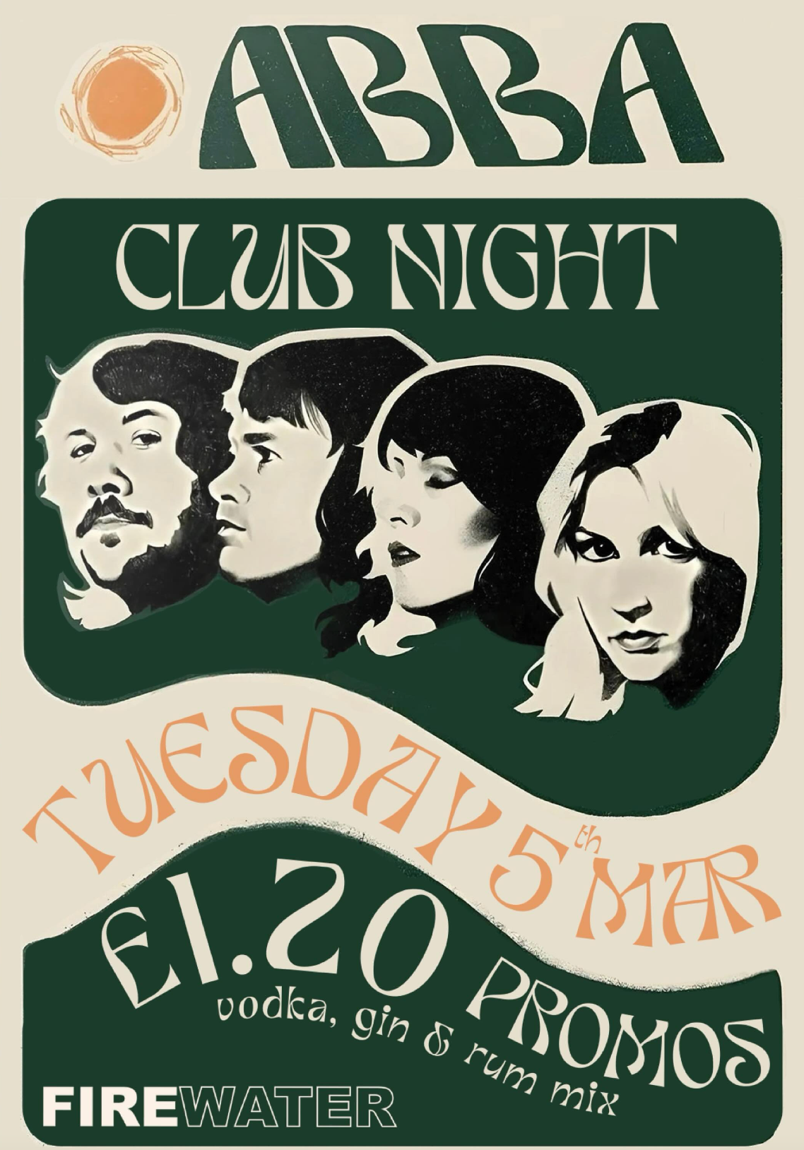 ABBA Club Night at Firewater, Glasgow