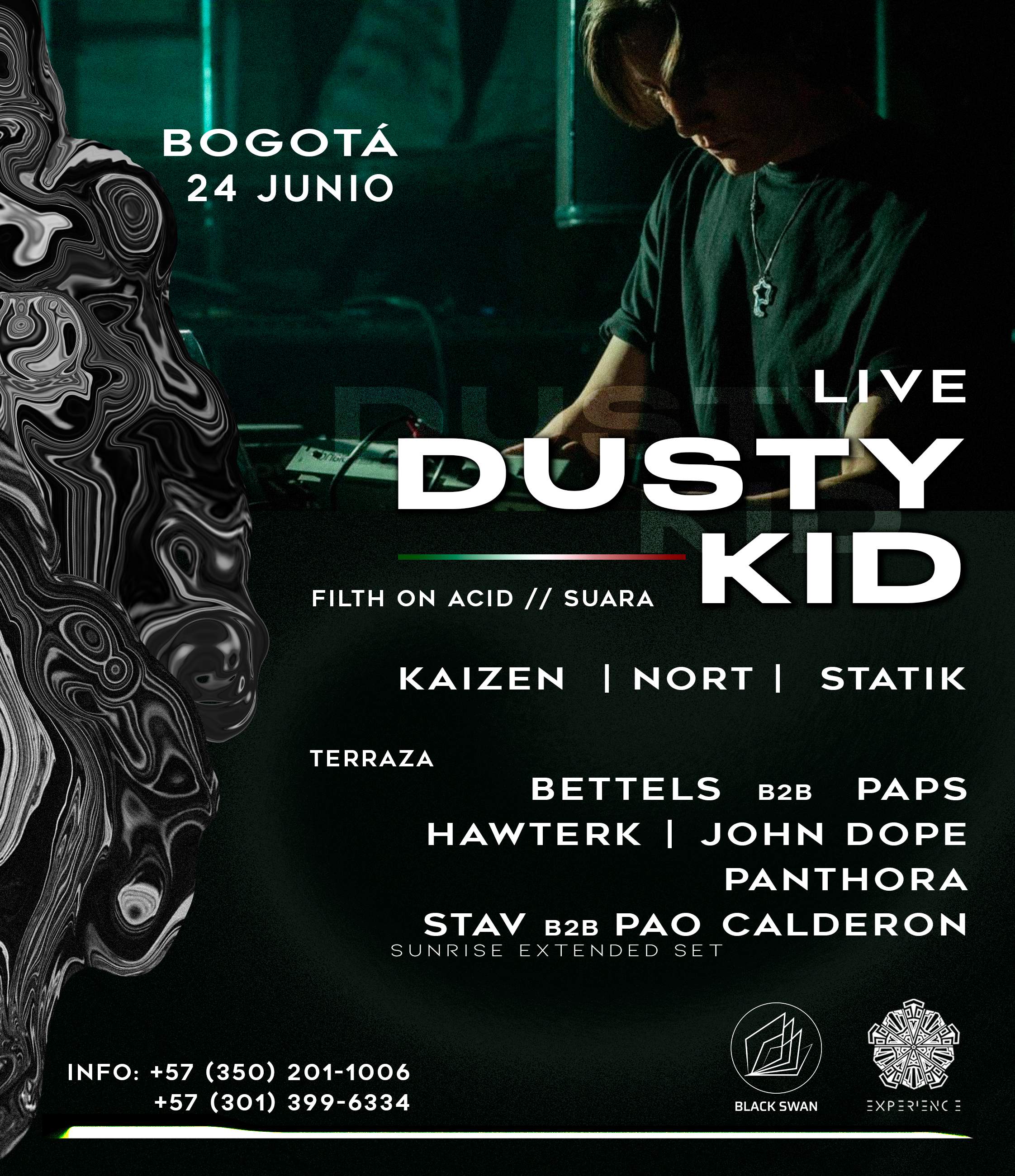 Experience x Black Swan with DUSTY KID (LIVE) at Plot Bogotá, Bogotá