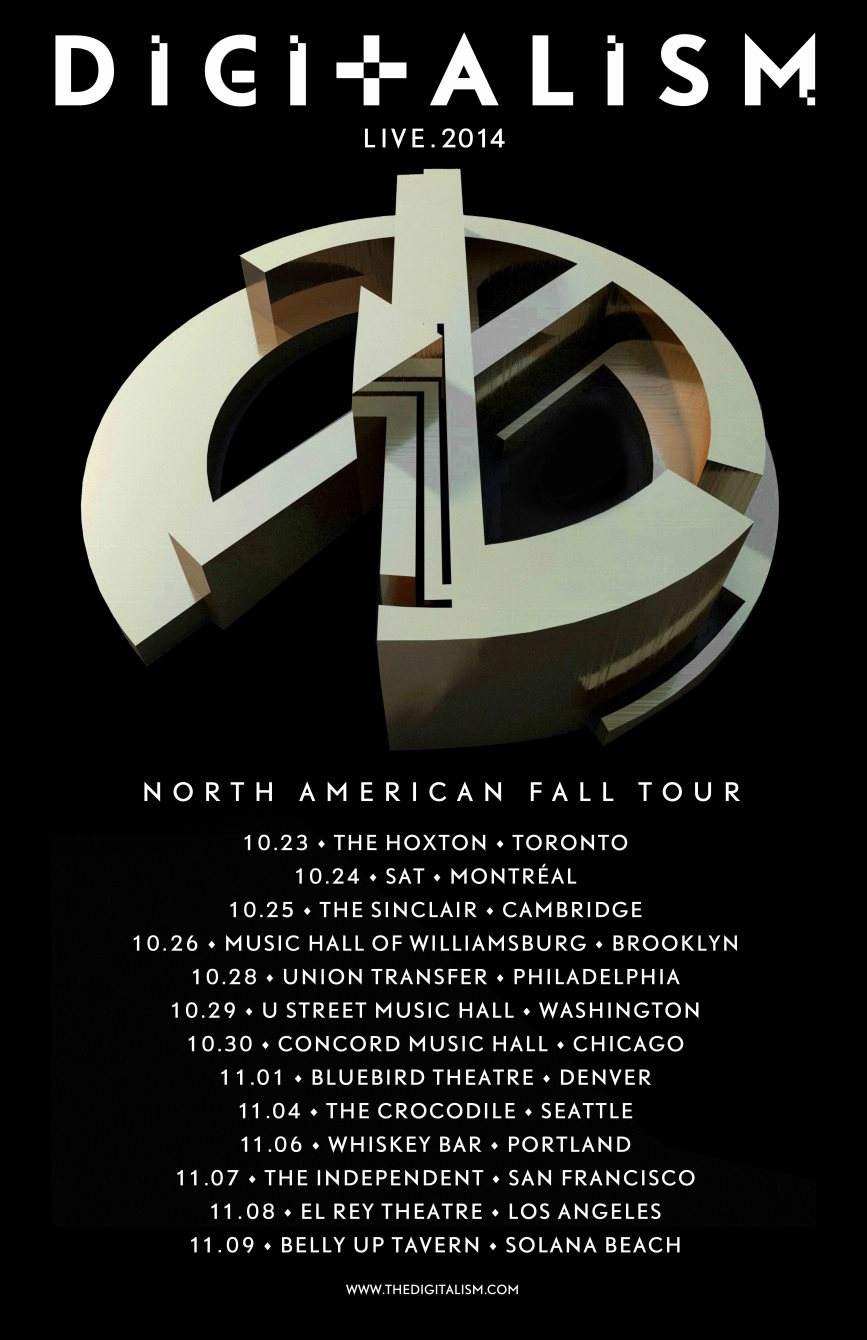 Digitalism 'North American Tour' en Concord Music Hall, Chicago