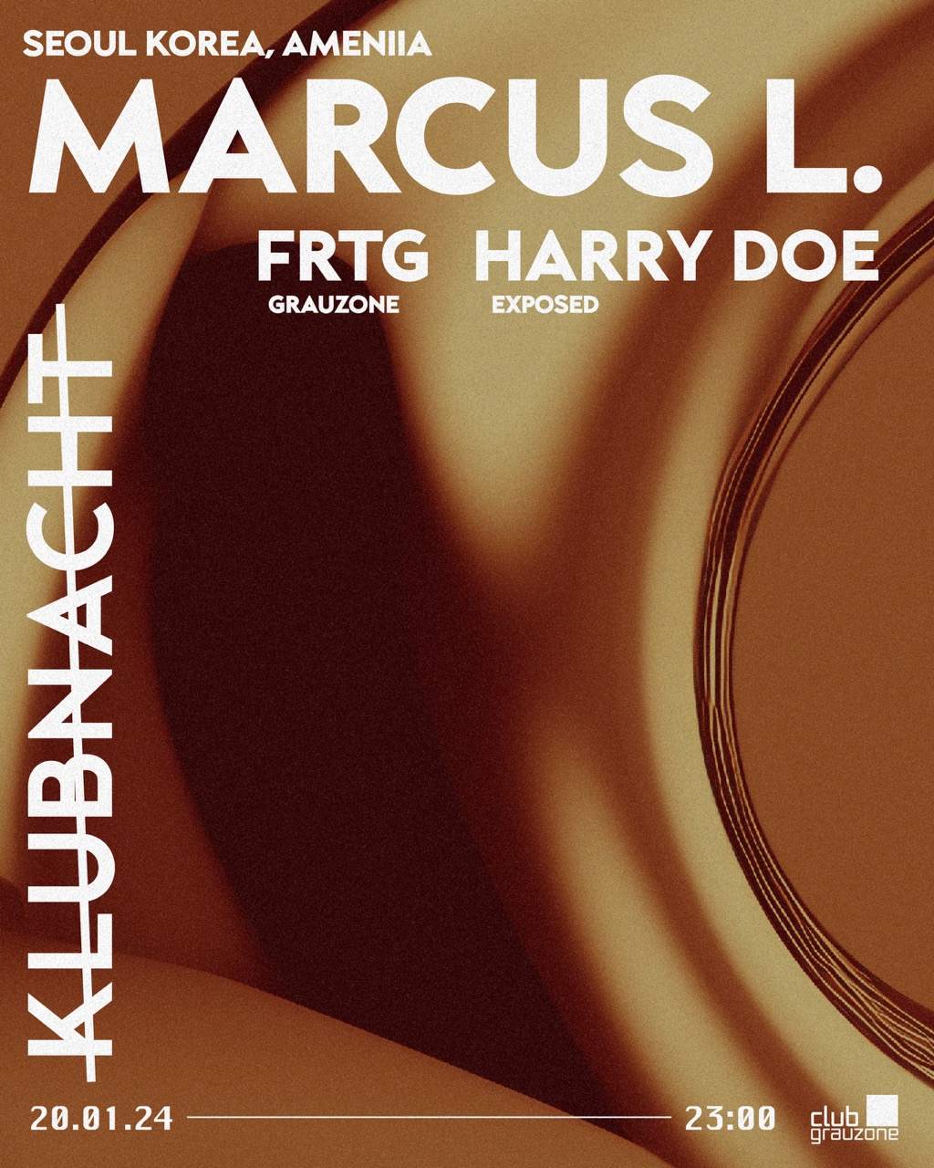 KLUBNACHT with Marcus L at Club Grauzone, Kassel