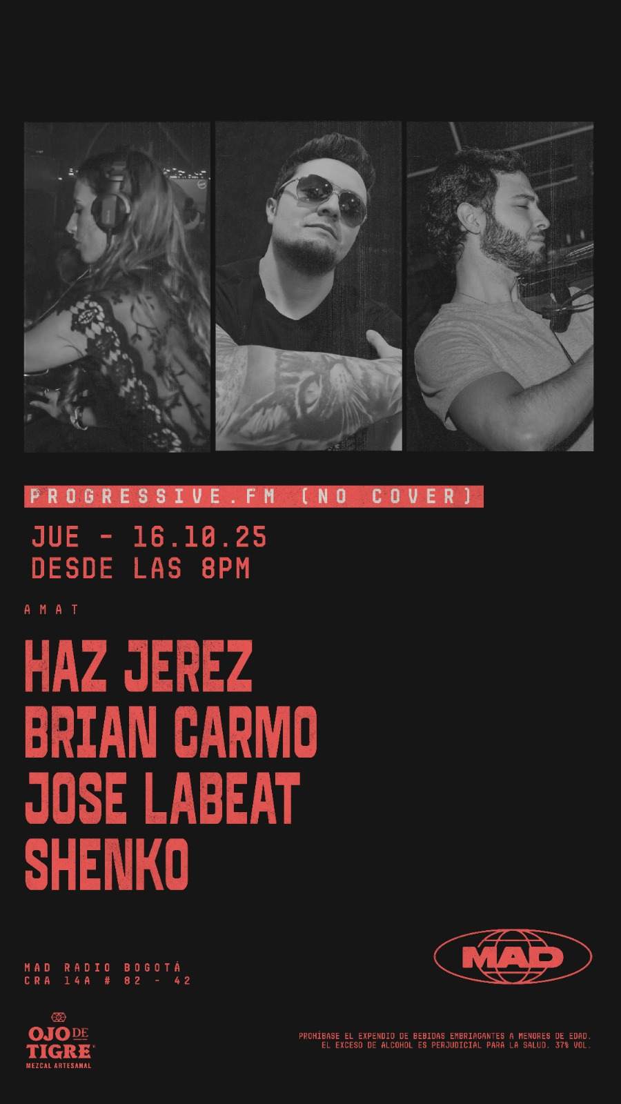 PROGRESSIVE.FM / AMAT: HAZ JEREZ, BRIAN CARMO, JOSE LABEAT, SHENKO en ...