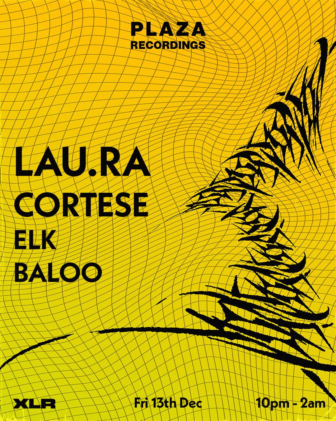Plaza Recordings: lau.ra - Cortese - ELK - Baloo at XLR, Manchester