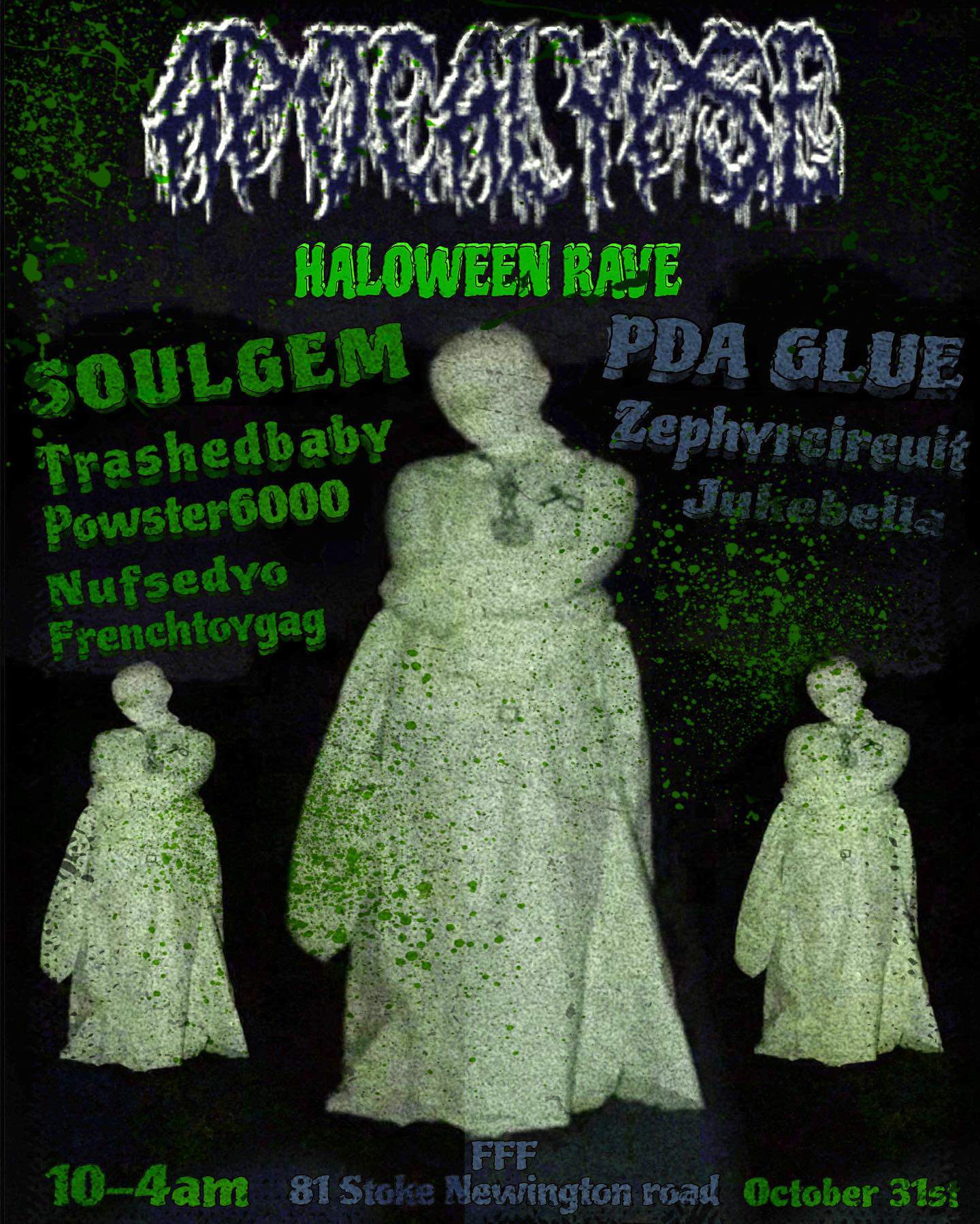 Apocalypse Halloween Rave at F#!% Fast Fashion, London