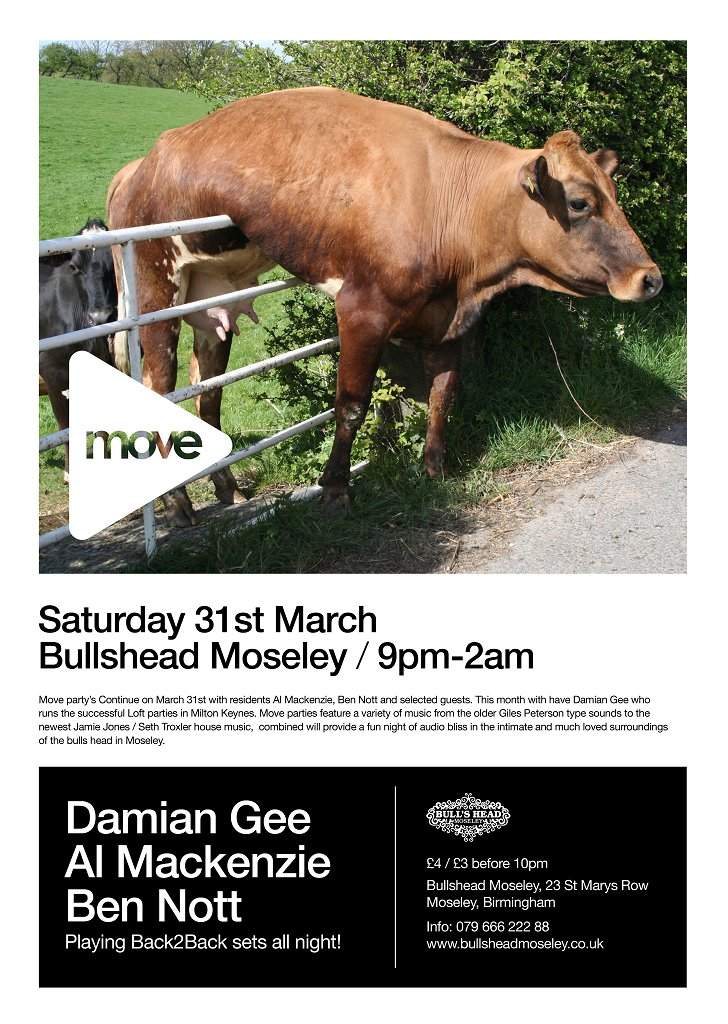 Move- feat. Al Mackenzie, Ben Nott & Damian Gee at Bulls Head, Birmingham