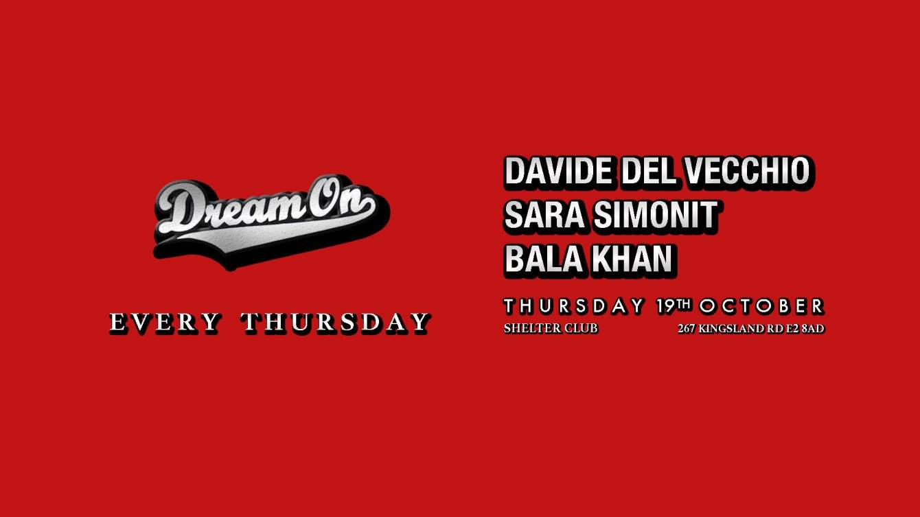 Dream On #146 with Davide Del Vecchio & Sara Simonit, Bala Khan em The ...