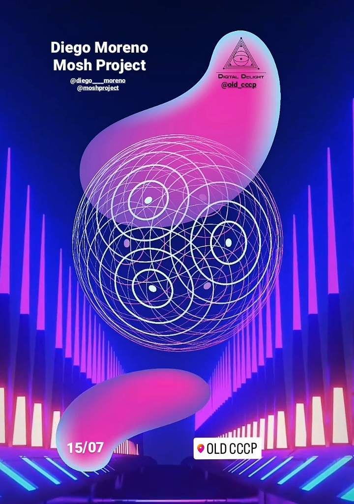 Diego Moreno & Mosh Project (Digital/Physical Delight) bij Old CCCP, Berlijn