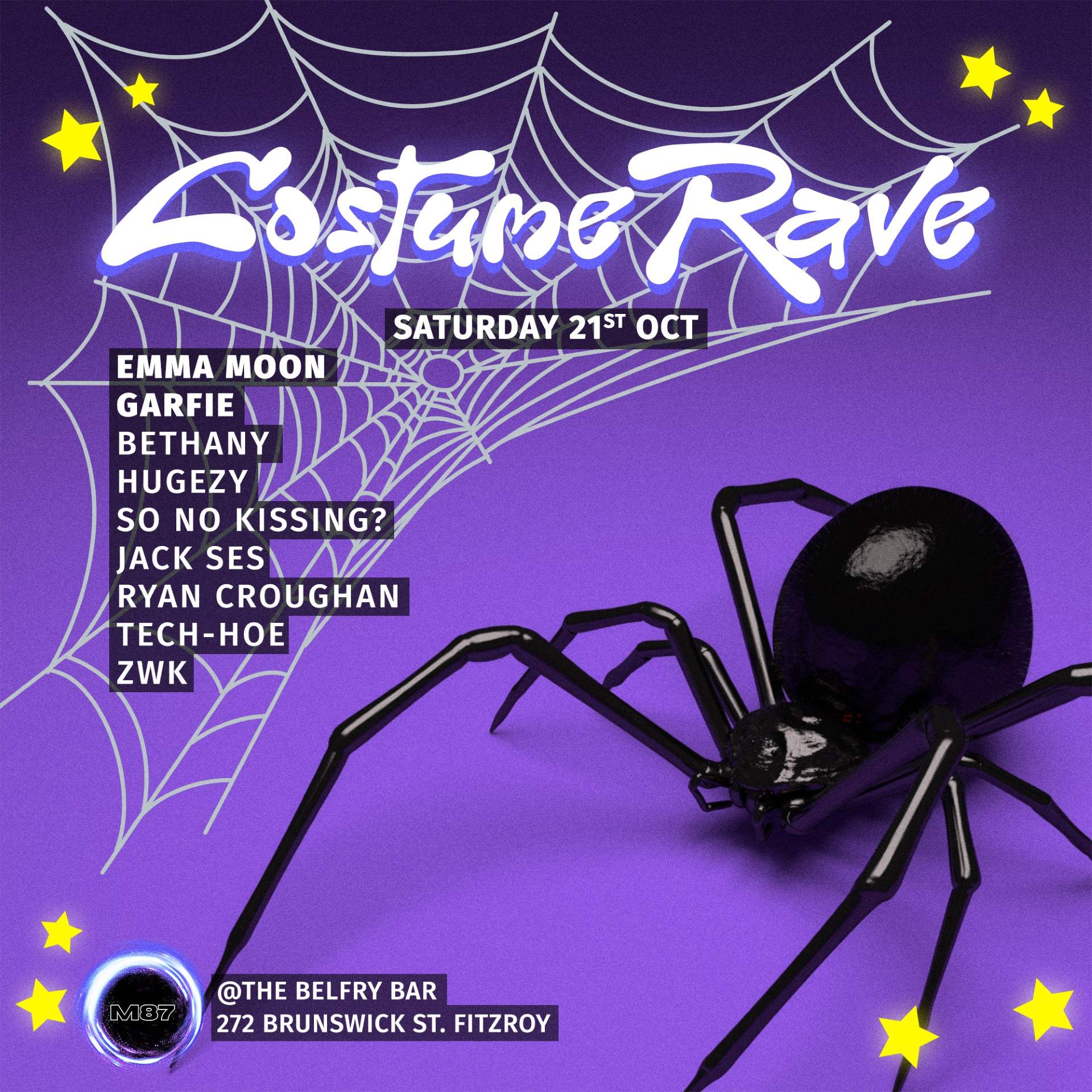 M87 Costume Rave feat. Emma Moon, Garfie & More en TBA, Melbourne