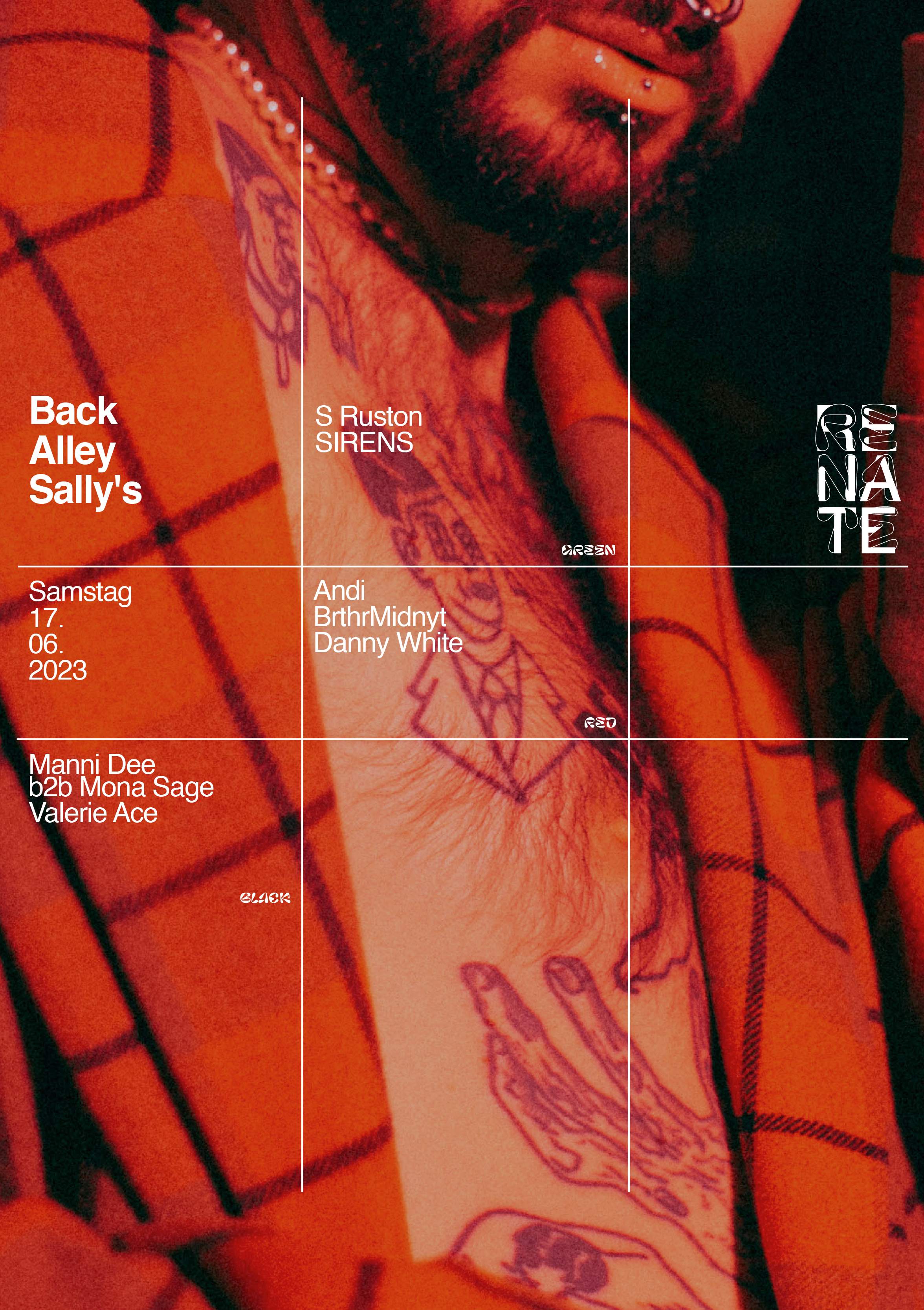 Back Alley Sally's with Manni Dee b2b Mona Sage, Andi, Valerie Ace ...
