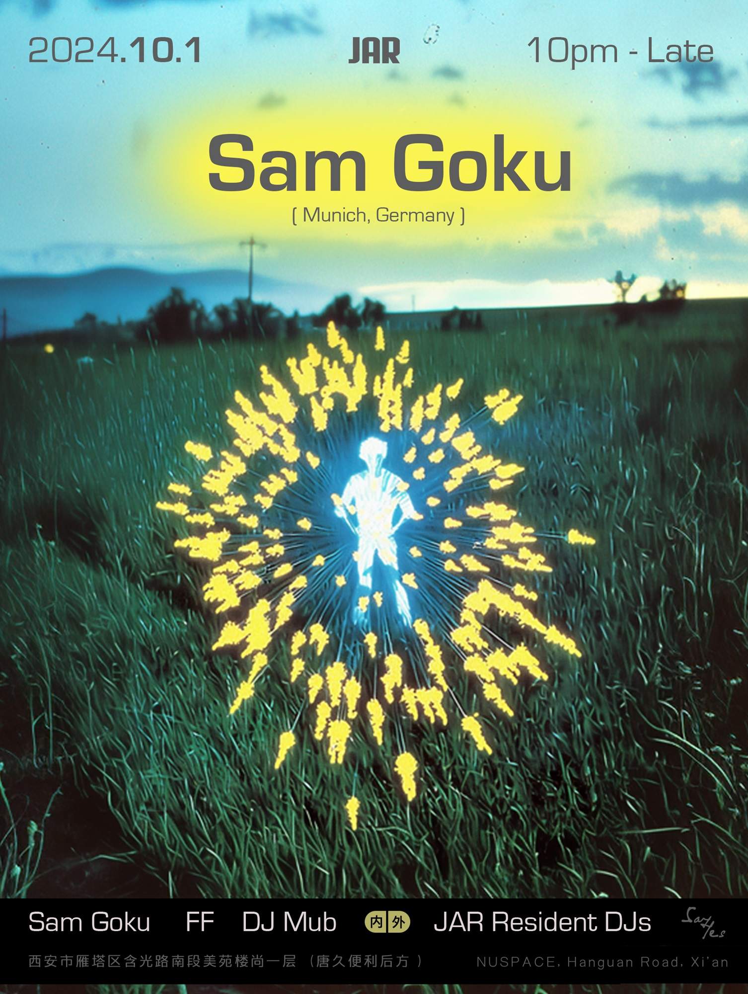 JAR x Say Yes pres. Sam Goku at JAR, Xi'an