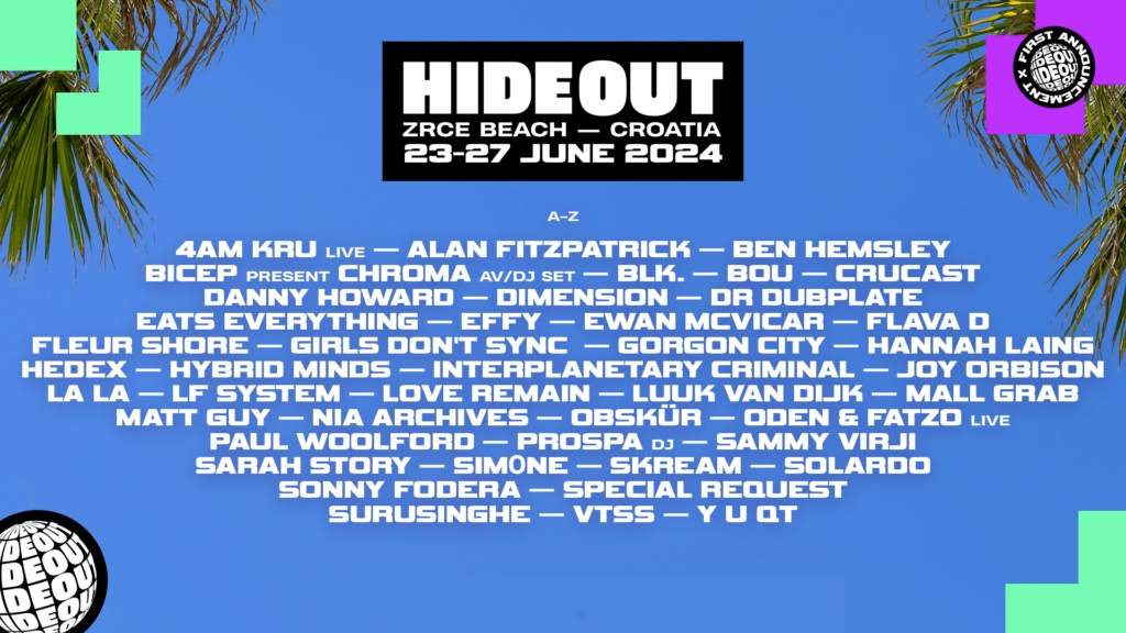 Hideout Festival at Zrce Beach, Croatia
