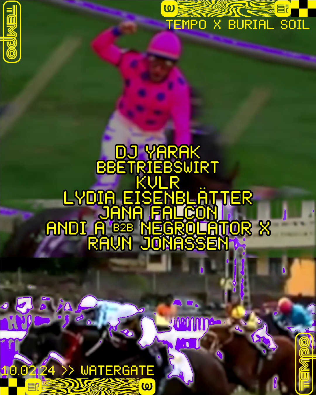 TEMPO X Burial Soil: DJ YARAK, BBetriebswirt, KVLR, Lydia Eisenblätter ...
