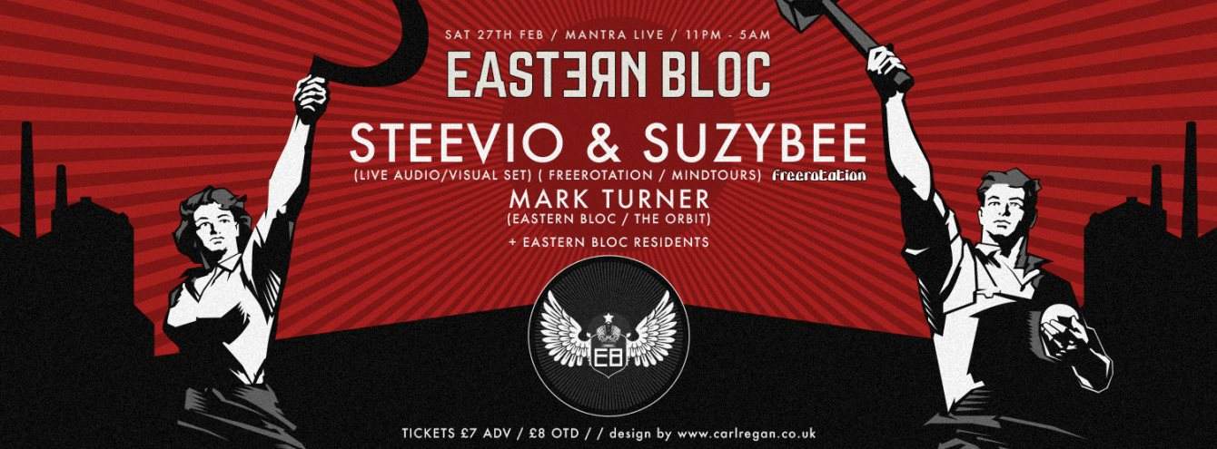 Eastern Bloc Records presents Steevio & Suzybee (Live Audio / Visual ...