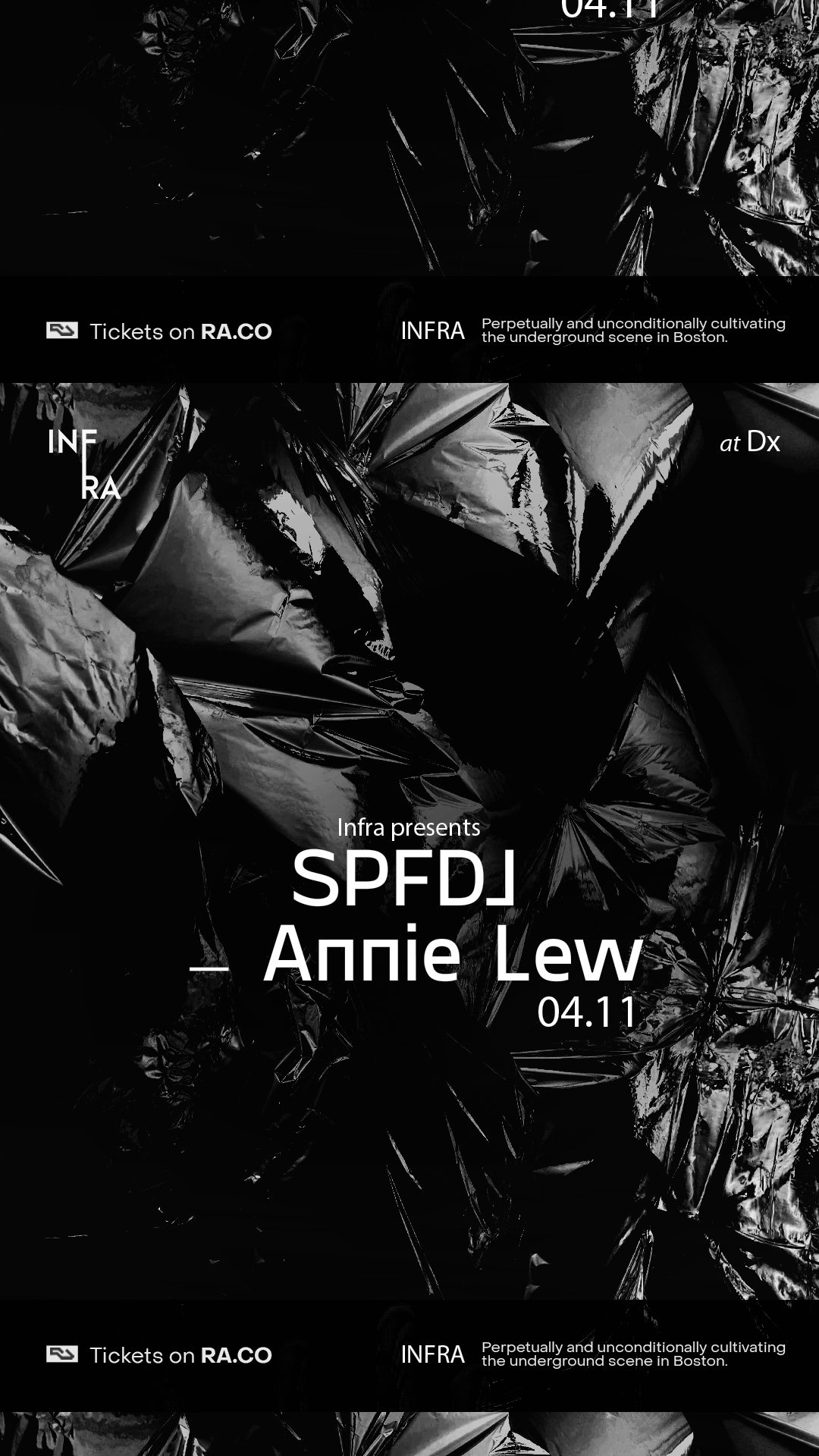 Infra presents SPFDJ & Annie Lew at Dx, Boston