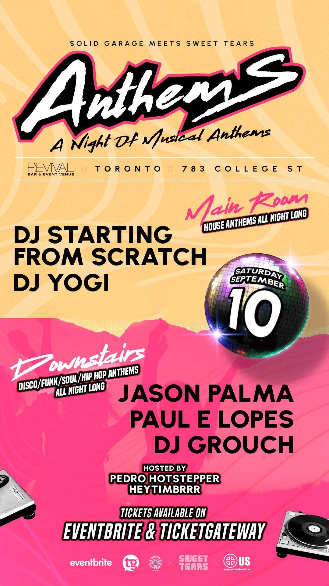 Anthems Party with DJ Starting From Scratch, DJ Yogi & Friends at ...
