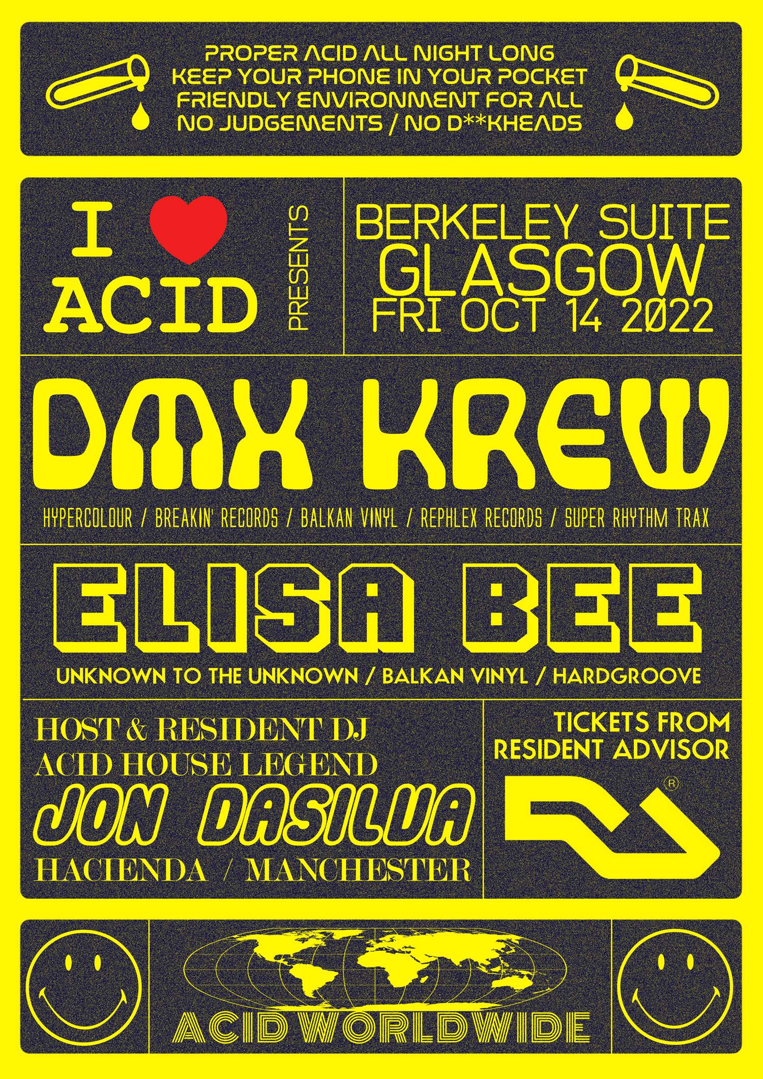 I Love Acid feat. DMX Krew en The Berkeley Suite, Glasgow