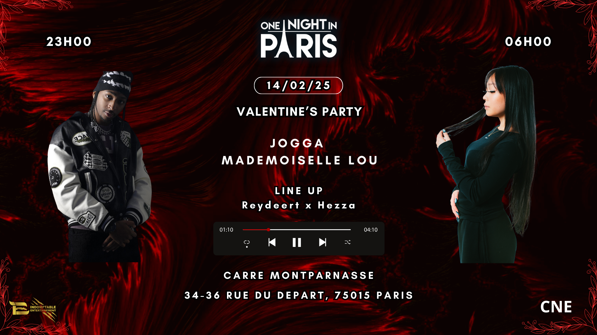 One Night In Paris: Valentine Party X Folie Douce at Tour Montparnasse ...