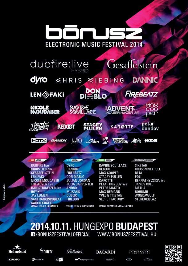 Bónusz Electronic Music Festival 2014 en Hungexpo Budapest, Budapest