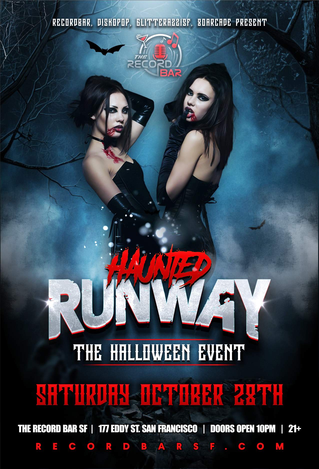 Haunted Runway - Halloween Event at The Record Bar, San Francisco/Oakland