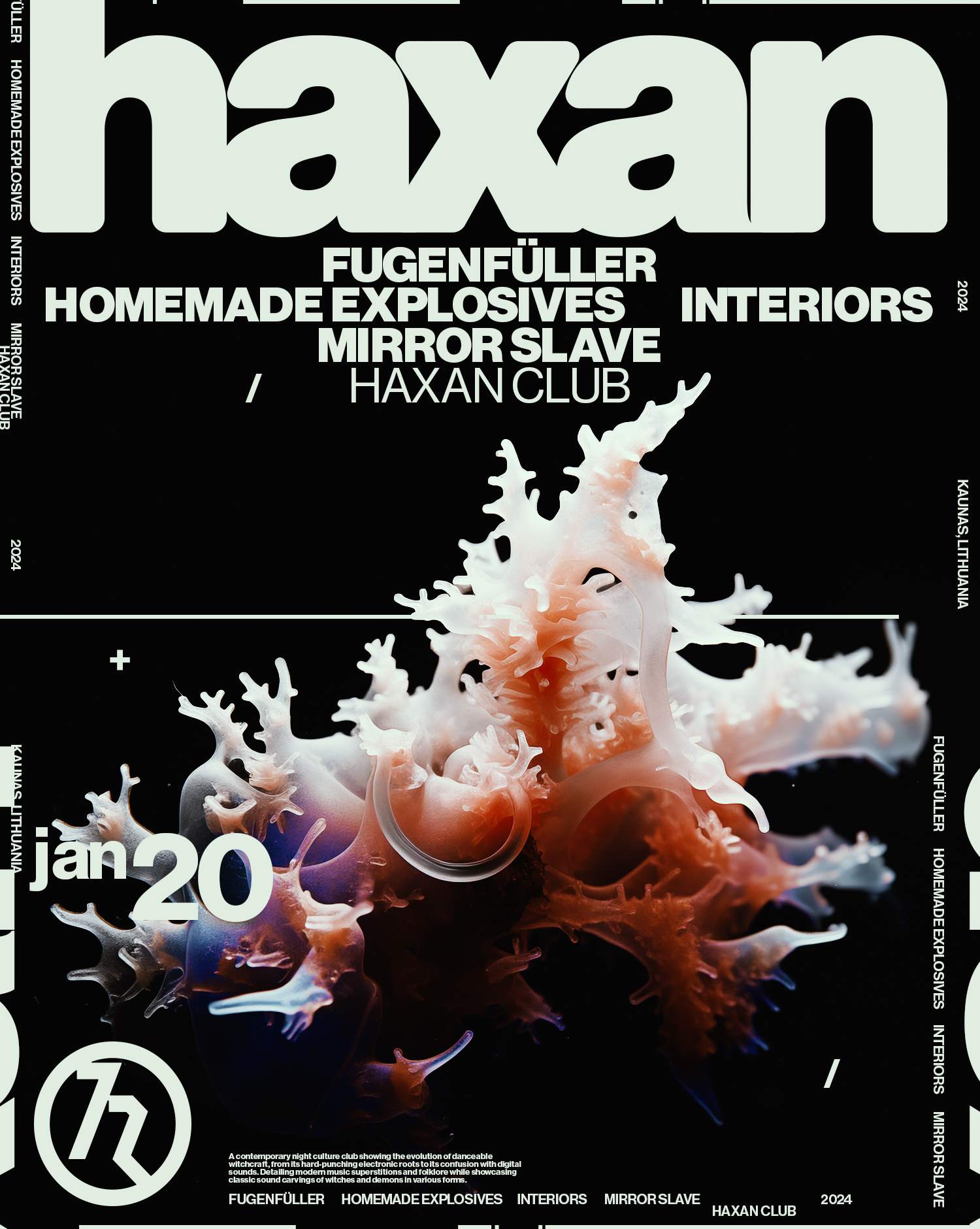 Haxan / 01.20: FugenFüller, Homemade Explosives, Interiors, Mirror ...