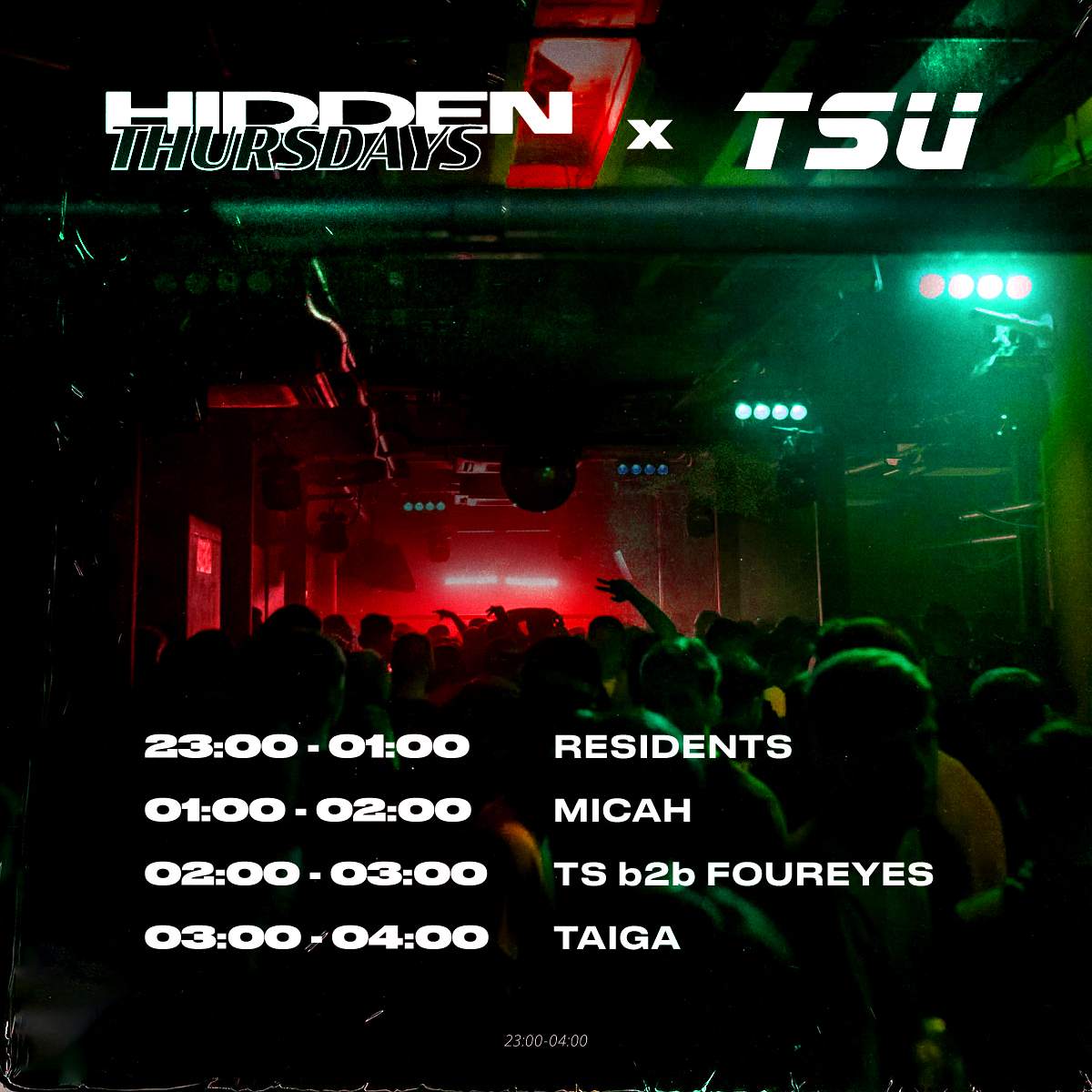 Hidden Thursdays x TSU: 2nd March at Hidden, Manchester