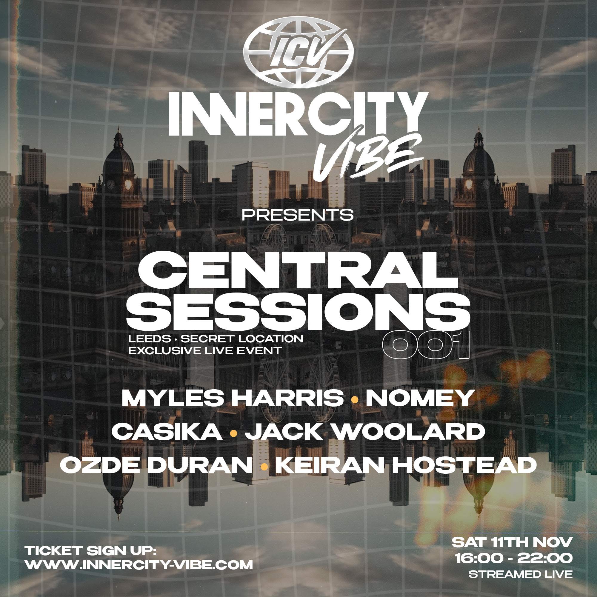 INNERCITY VIBE - Central Sessions 001 em TBA - Leeds, Leeds
