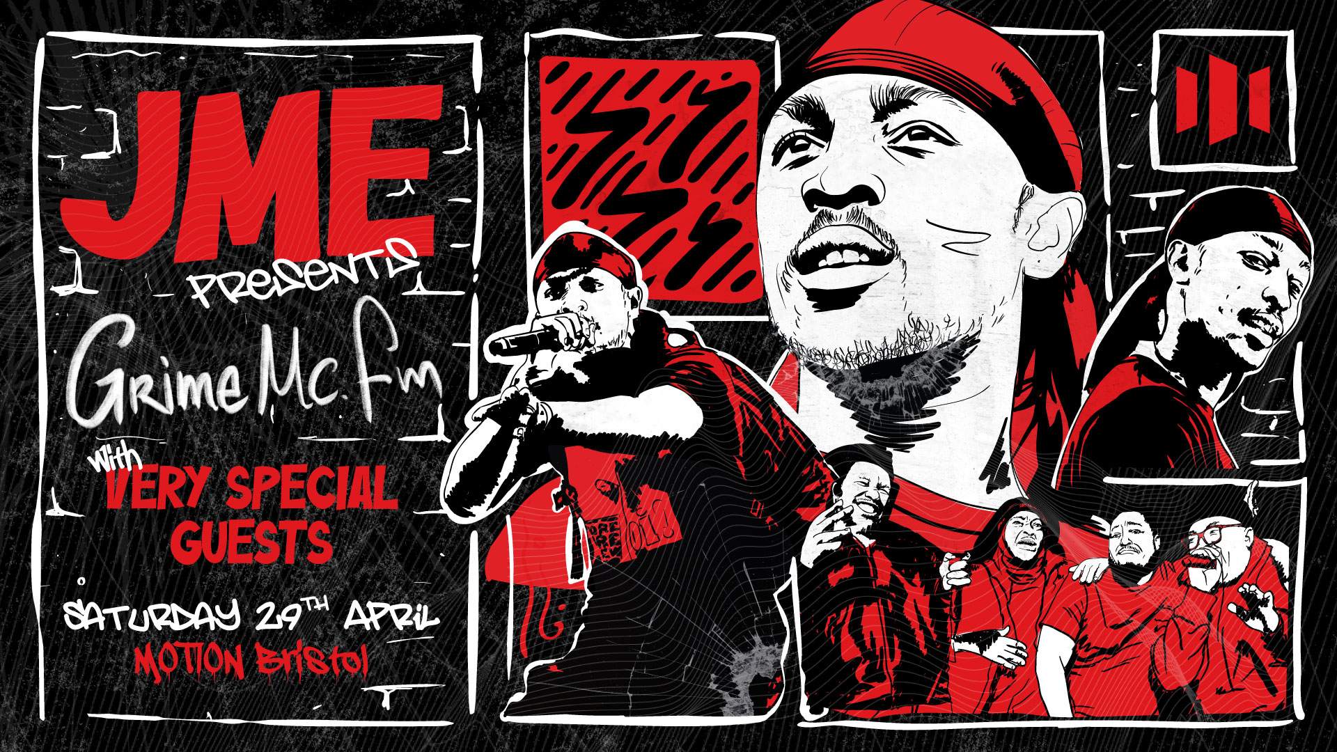 JME presents Grime MC FM with Very Special Guests (SOLD OUT) bij Motion Bristol, Bristol