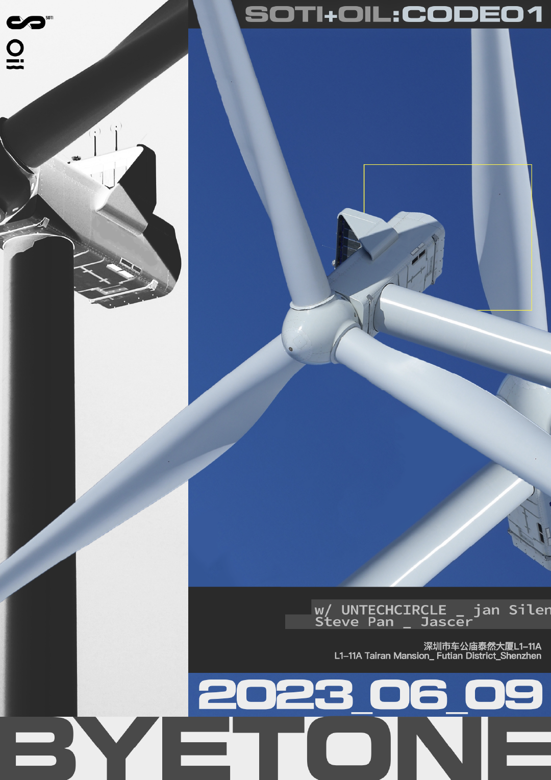 Mainroom+Room2: SOTI x OIL: Byetone at OIL Club, Shenzhen