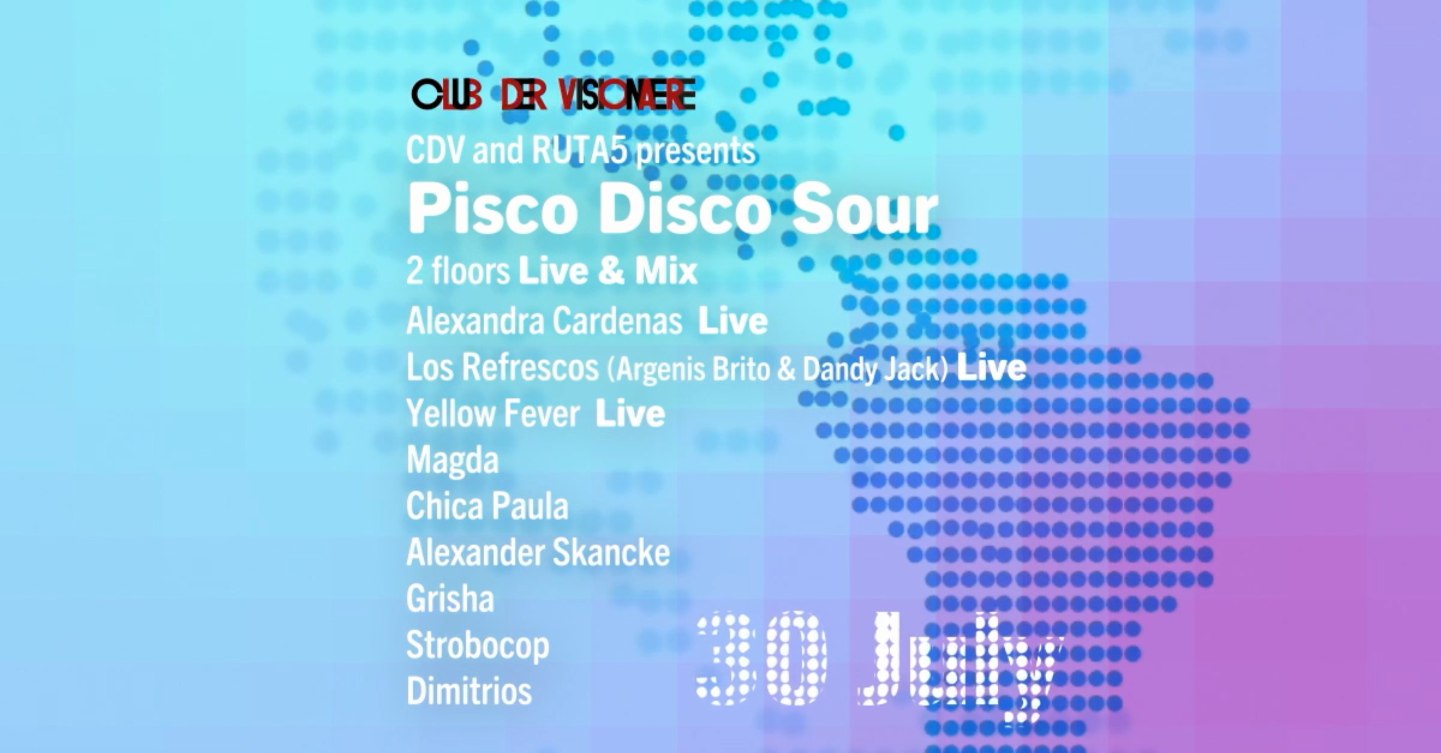 Pisco Disco Sour at Club der Visionaere, Berlin