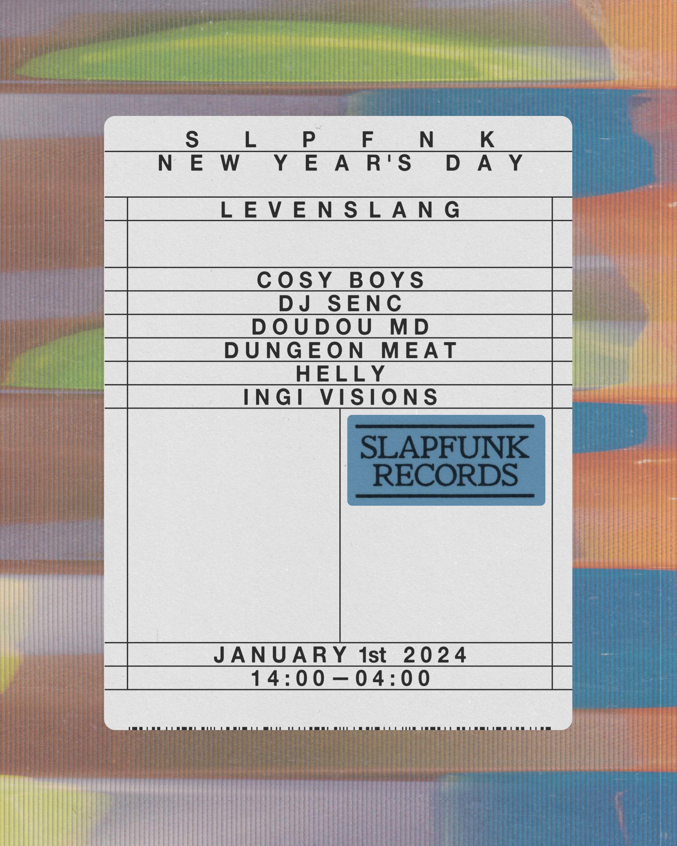 SlapFunk NYD at Levenslang Amsterdam, Amsterdam