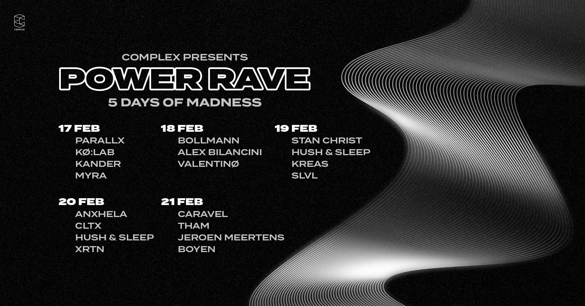 Complex presents Power Rave Day 2 - Bollmann / Valentinø at Complex ...