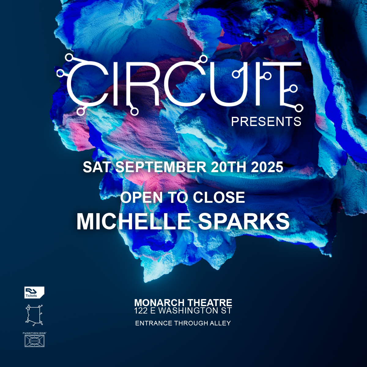Circuit presents Michelle Sparks (Open to Close) at Monarch Theatre ...
