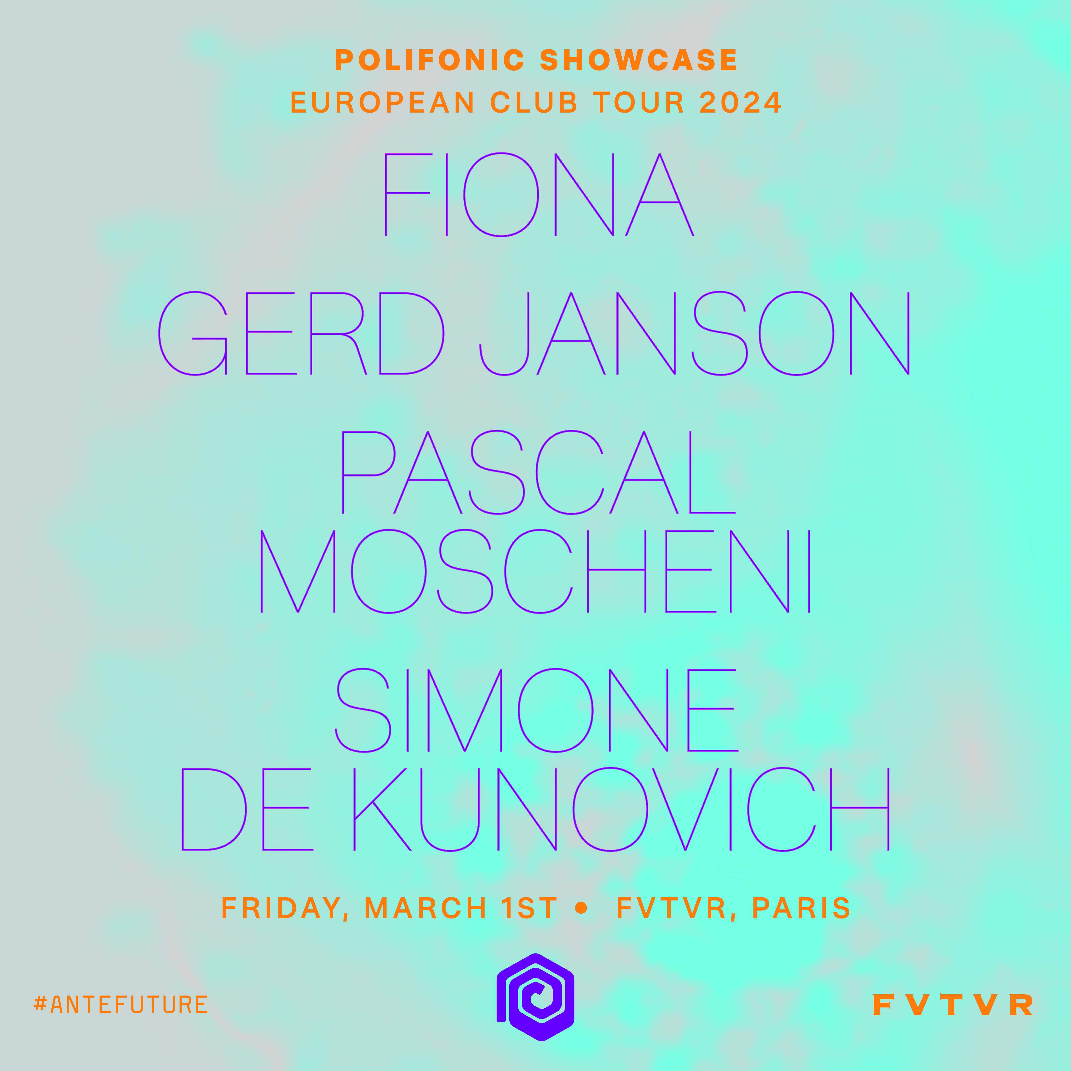 Polifonic w/ Gerd Janson, FIONA, Pascal Moscheni, Simone De Kunovich em ...