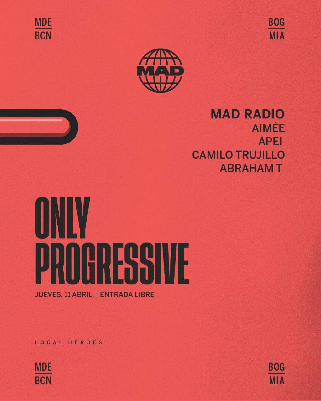 ONLY PROGRESSIVE at Mad Radio Bogotá, Bogotá