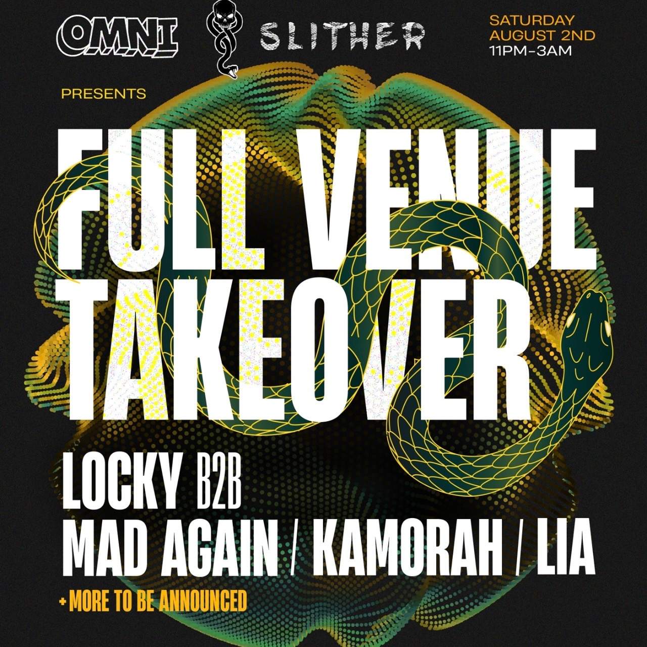 Slither X OMNI: FULL VENUE TAKEOVER at Wigwam, Dublin
