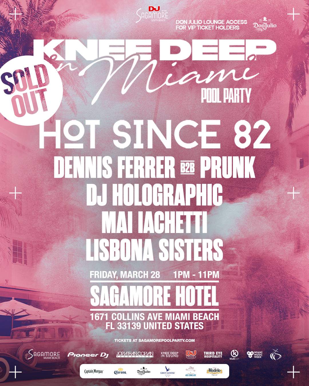 SOLD OUT: DJ Mag Pool Party: Knee Deep In Miami with Hot Since 82 at ...