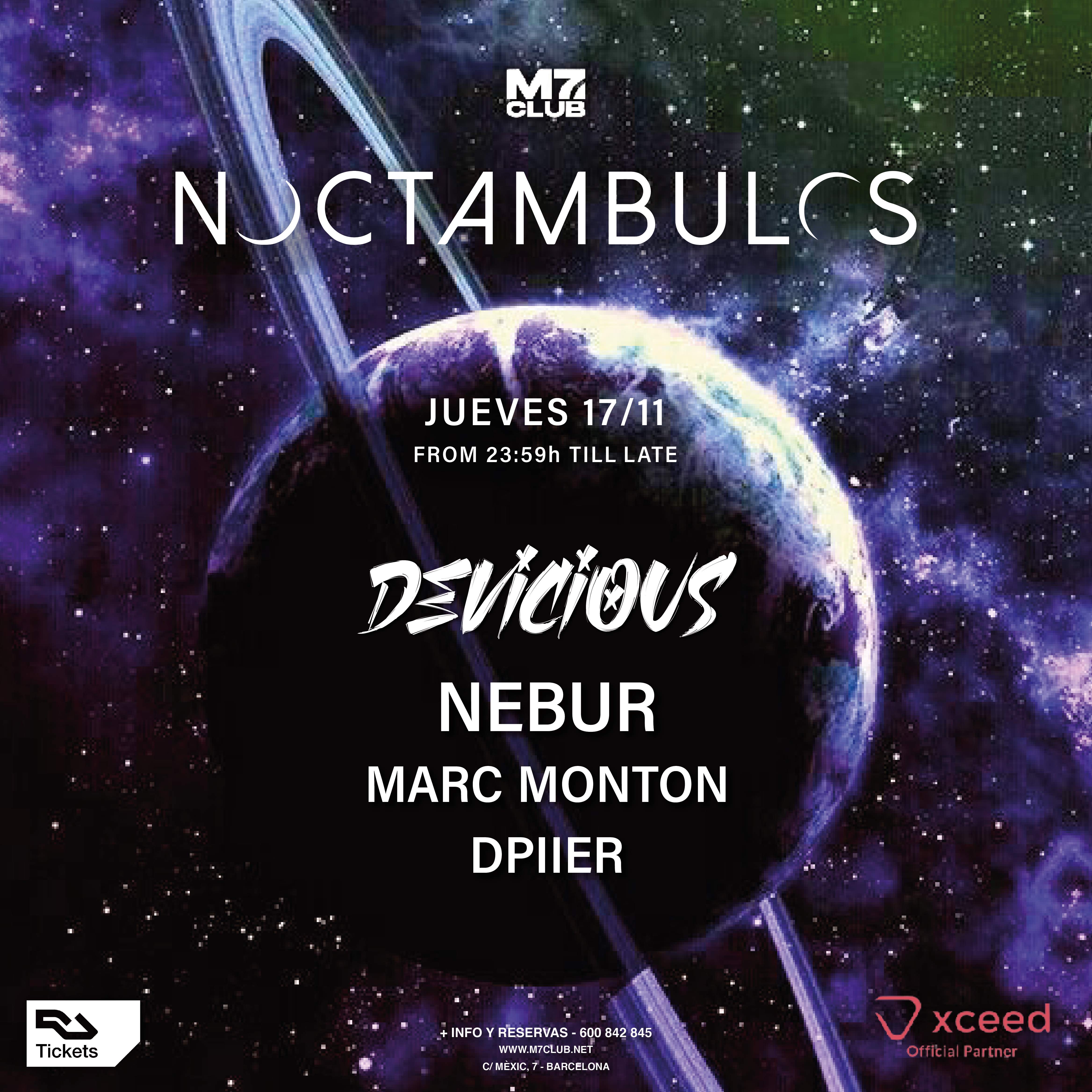 *FREE TICKETS* NOCTAMBULOS - 17th November 2022 - The M7 Club pres ...
