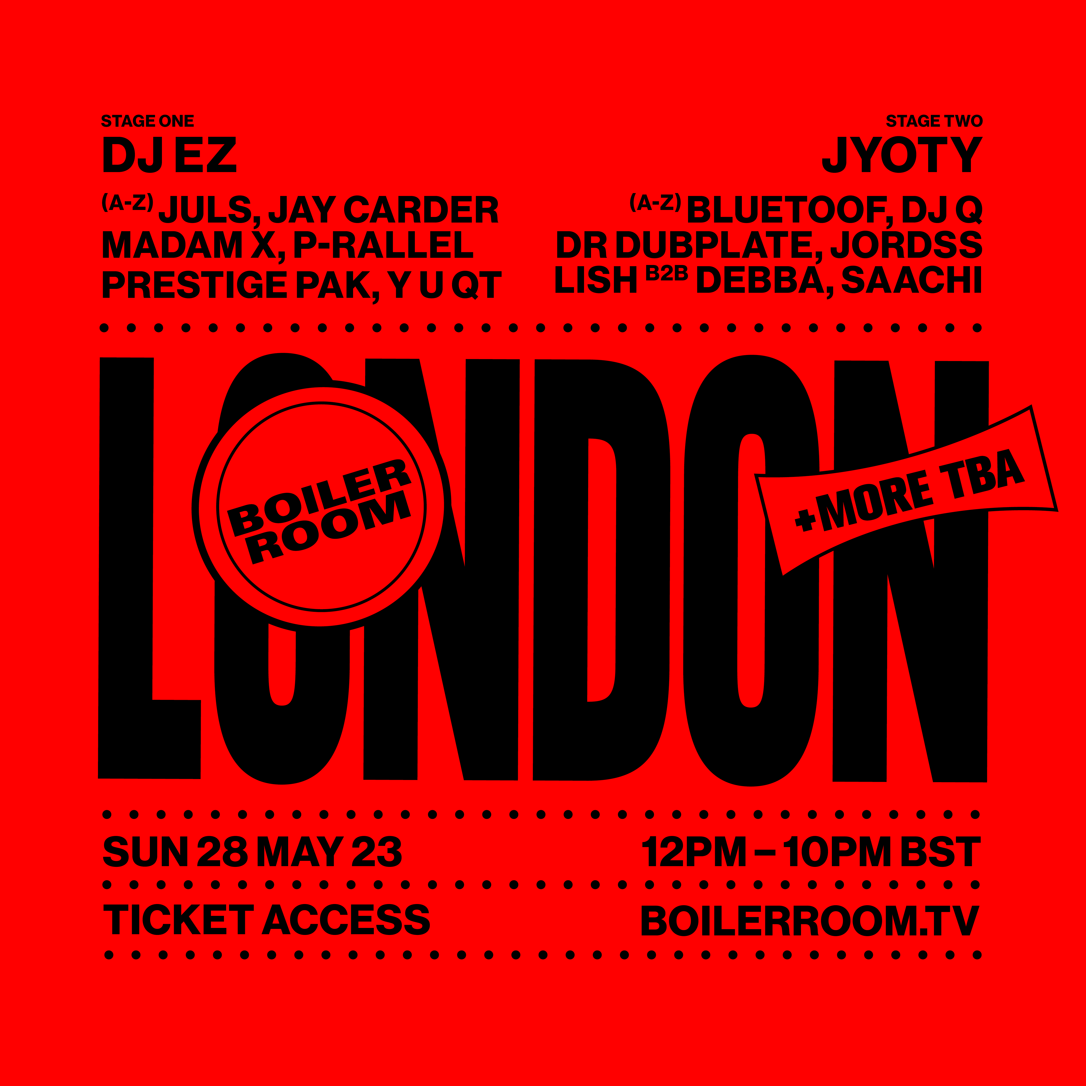 Boiler Room: London at Burgess Park, London