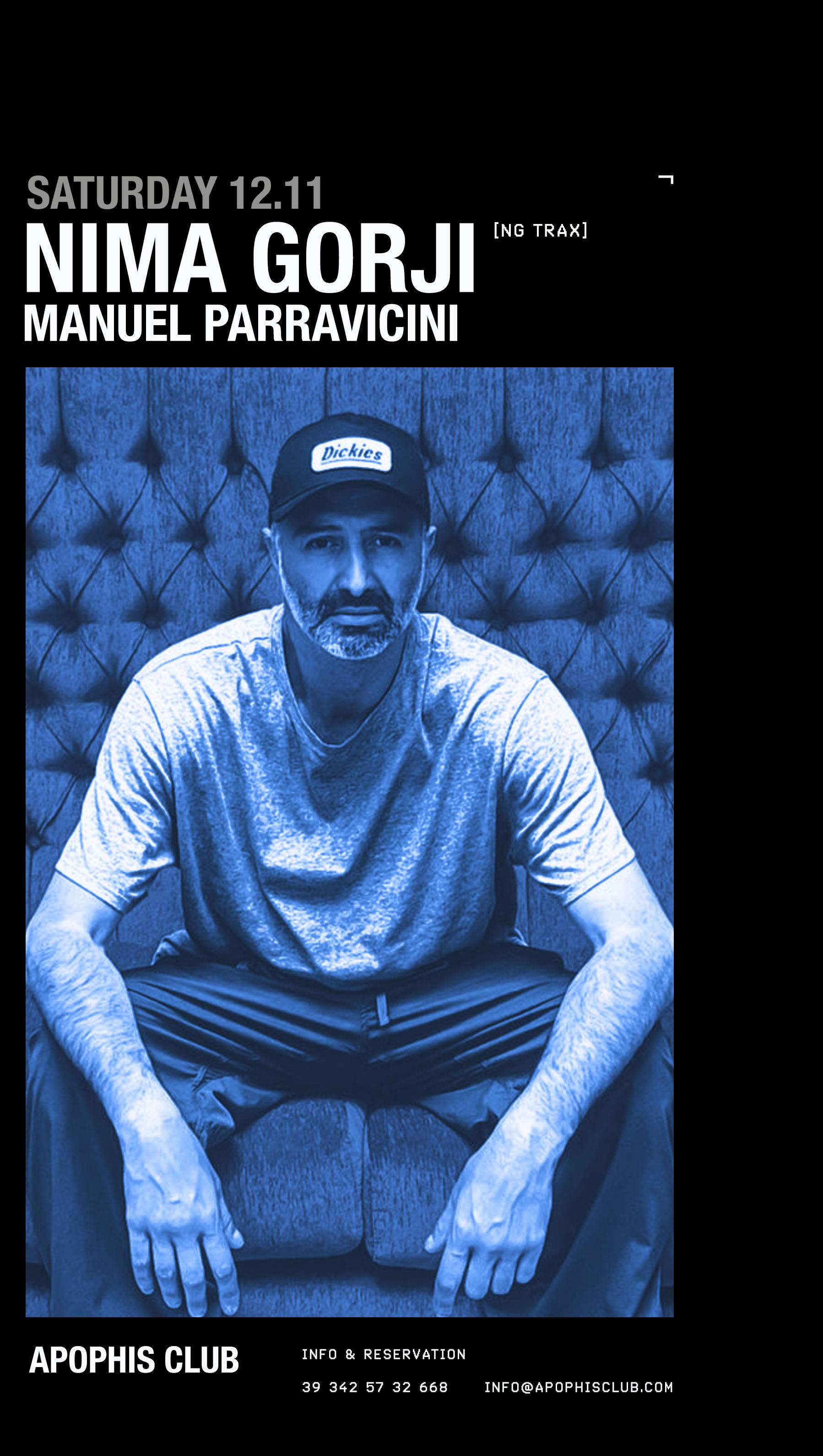 Nima Gorji at Apophis Club, Milan