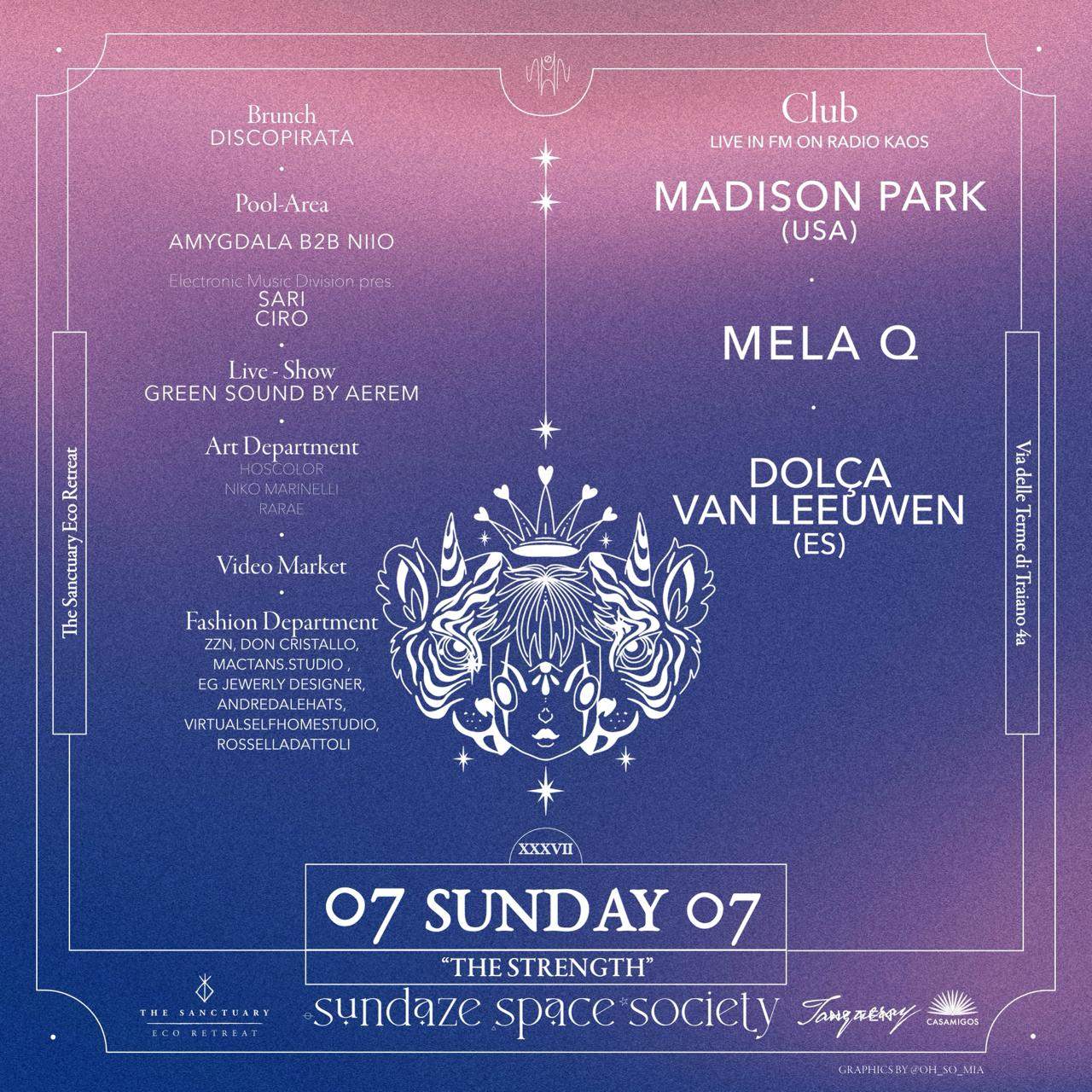 Sundaze Space Society at The Sanctuary Eco Retreat, Rome