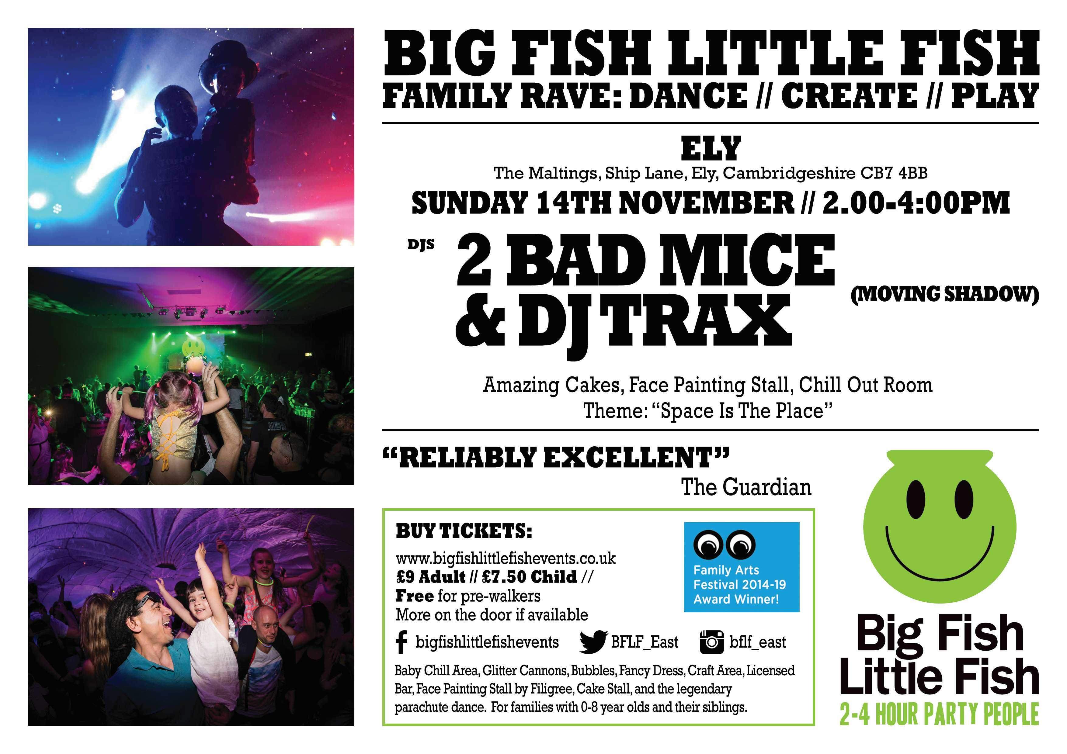 Big Fish Little Fish - Family Rave en Epic Studios, South + East